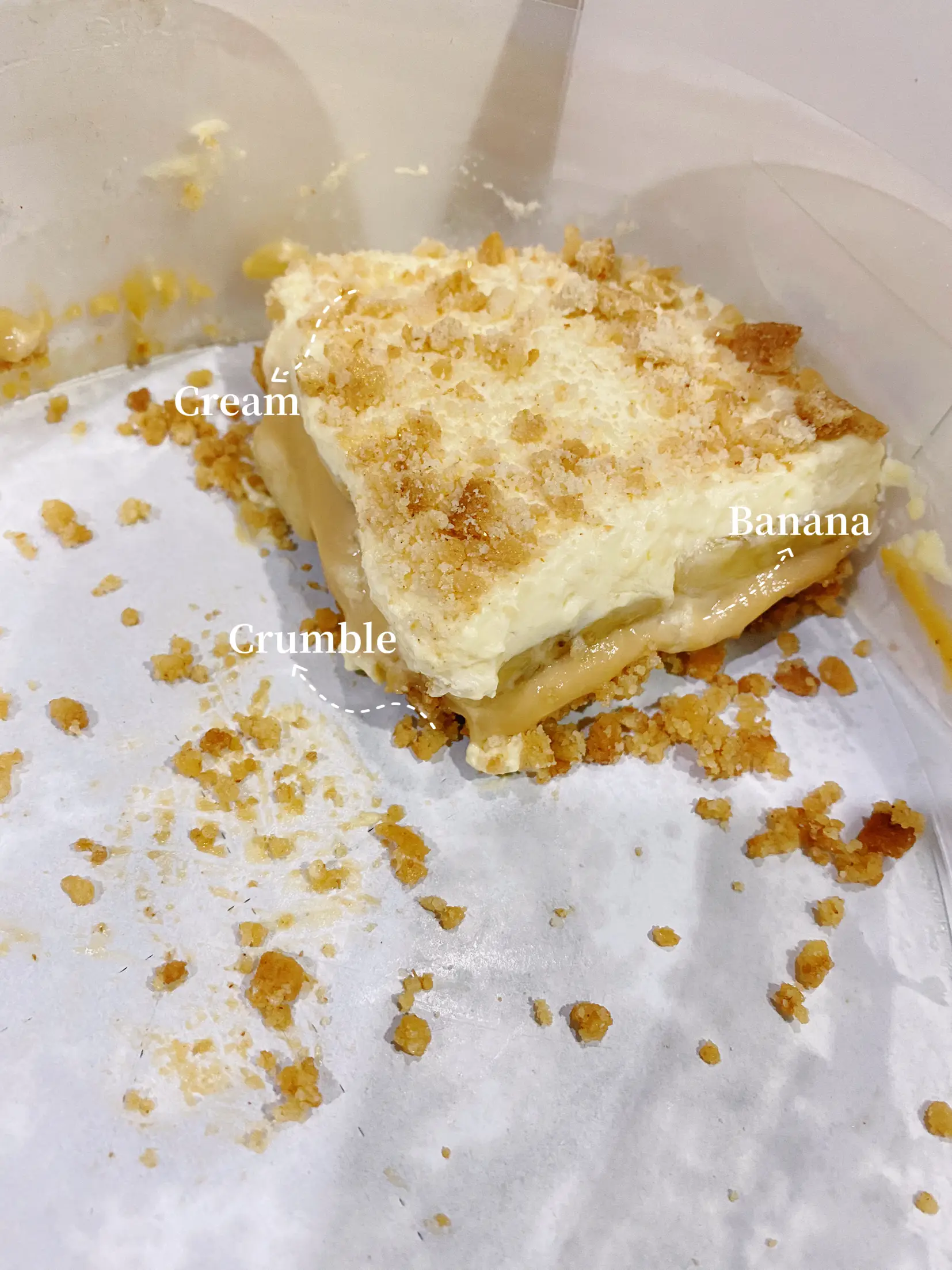 Banoffee 1 ปอนด์ หมดเร็วมาก 🍰💛🤍 | แกลเลอรีที่โพสต์โดย namproud | Lemon8