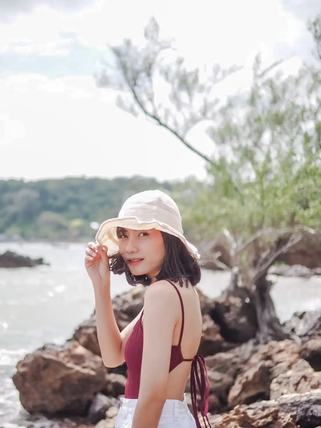 go to the beach ☁️🩱🌴 | แกลเลอรีที่โพสต์โดย __•khim | Lemon8