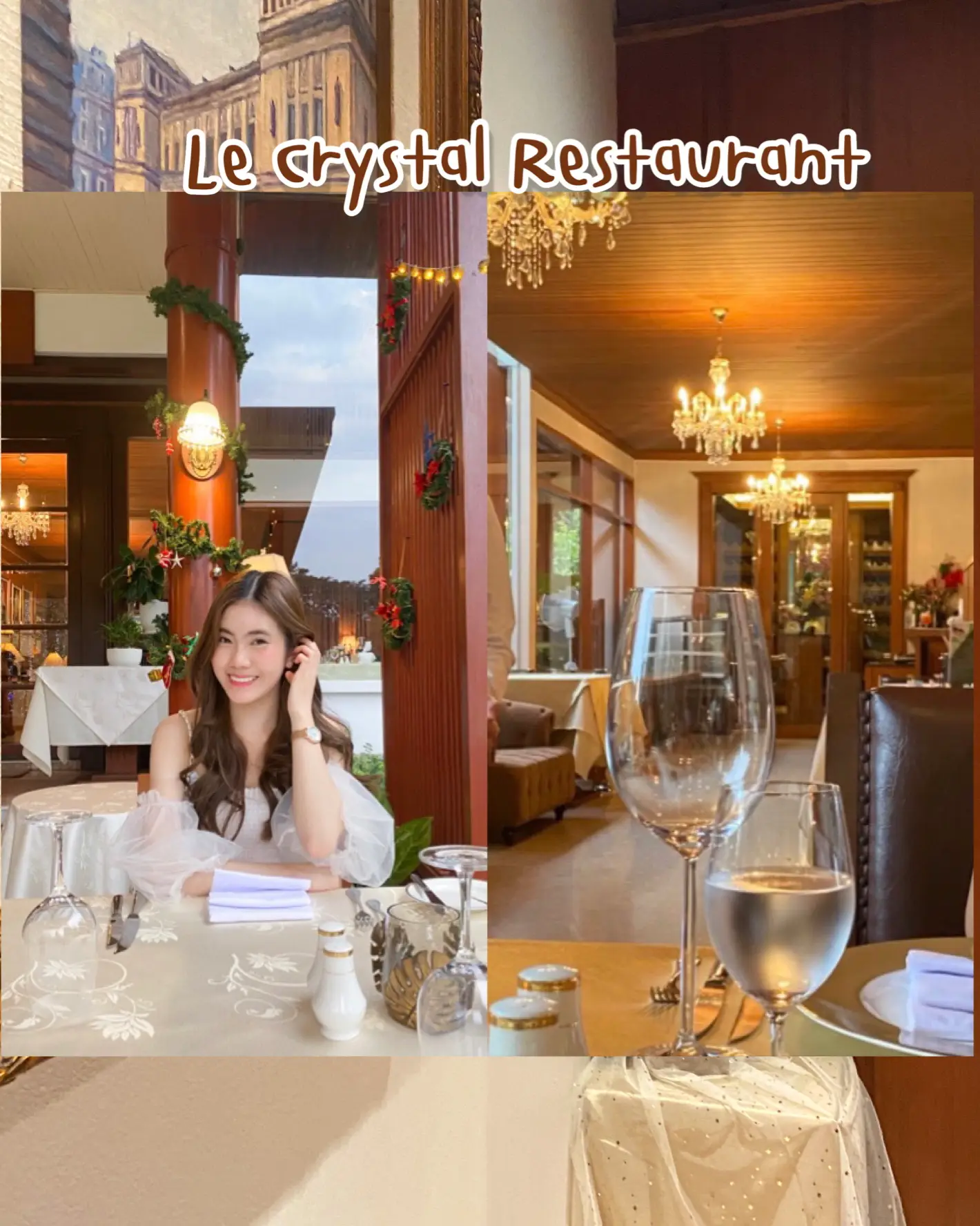 Le Crystal Restaurant 🥂 | แกลเลอรีที่โพสต์โดย Aunchisa | Lemon8