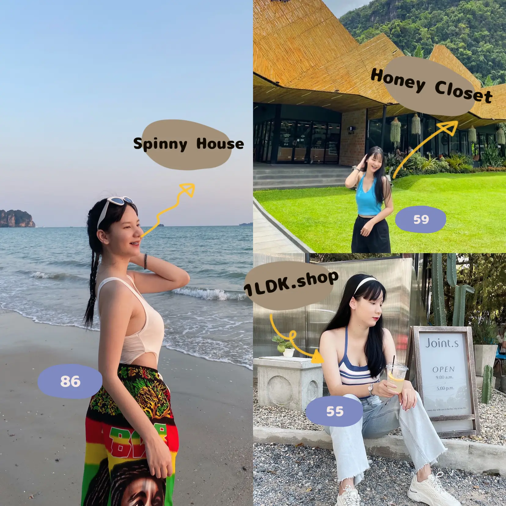 ชี้เป้า เสื้อผ้าน่ารักราคาไม่เกินร้อย | แกลเลอรีที่โพสต์โดย MiewRatcha | Lemon8