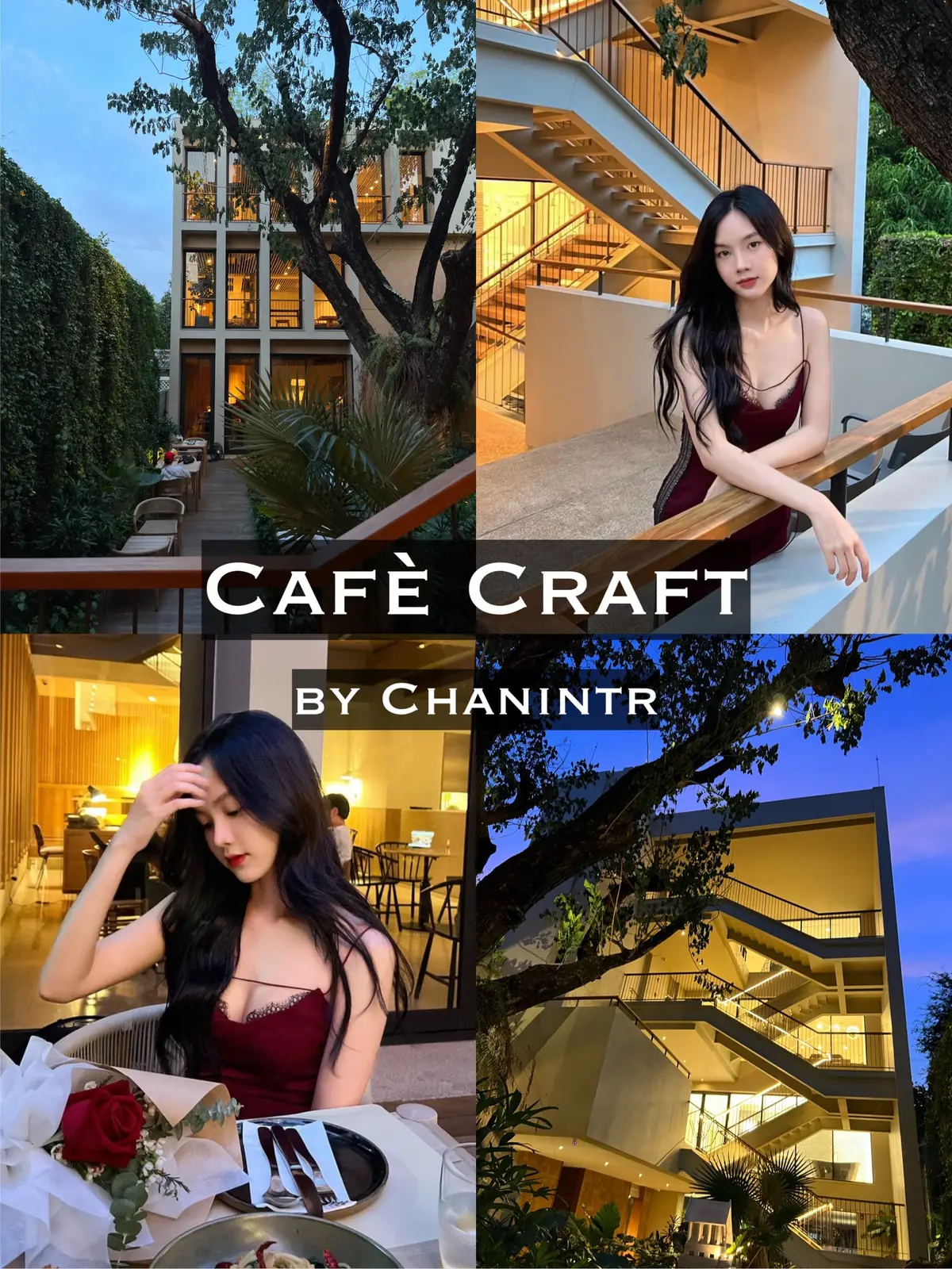 เป็นร้านที่กลางวันก็สวยกลางคืนก็ดี Cafe Craft by Chanintr🥙🍸 | แกลเลอรี ...