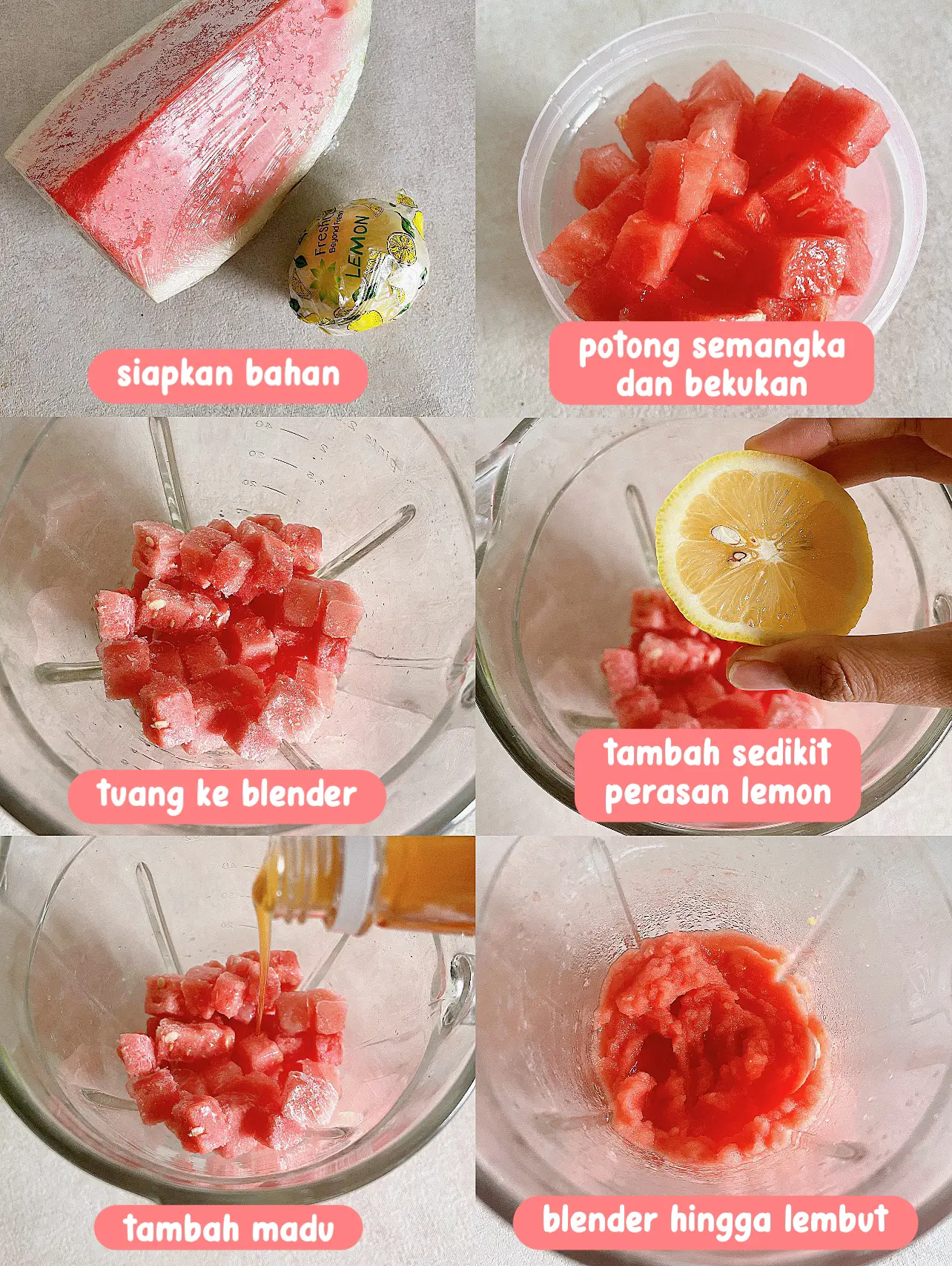SELINGAN SEHAT BUAT ANAK WATERMELON SORBET 🍉 | Galeri diposting oleh ...