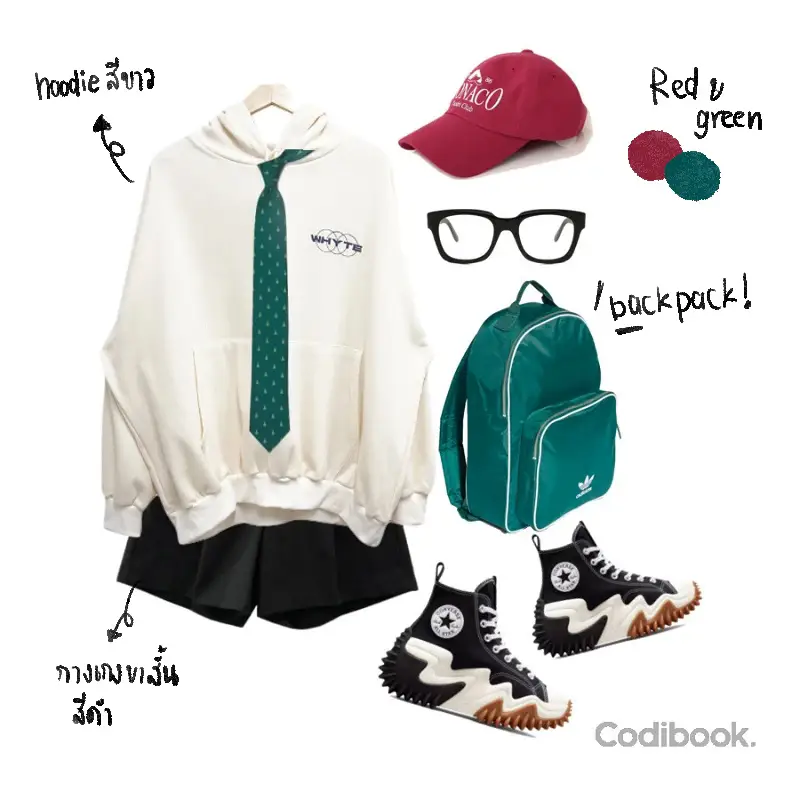 สีเขียวจับคู่กับสีอะไร ใส่แล้วรอด!💚 | แกลเลอรีที่โพสต์โดย ffamecm | Lemon8