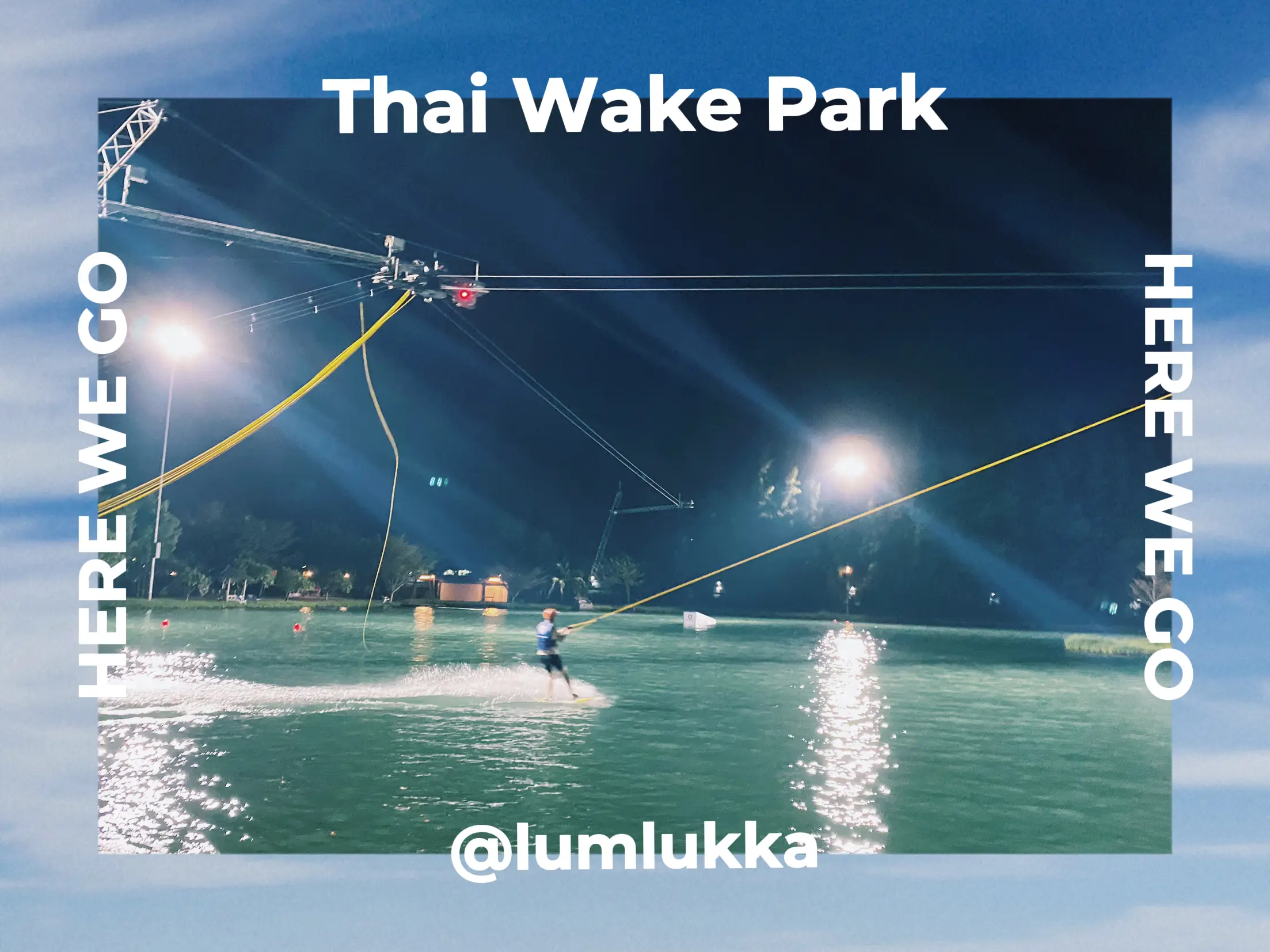 เล่น wake board ในบ่อ private ไม่ต้องแย่งใคร 💪 | แกลเลอรีที่โพสต์โดย beyourbeaut | Lemon8