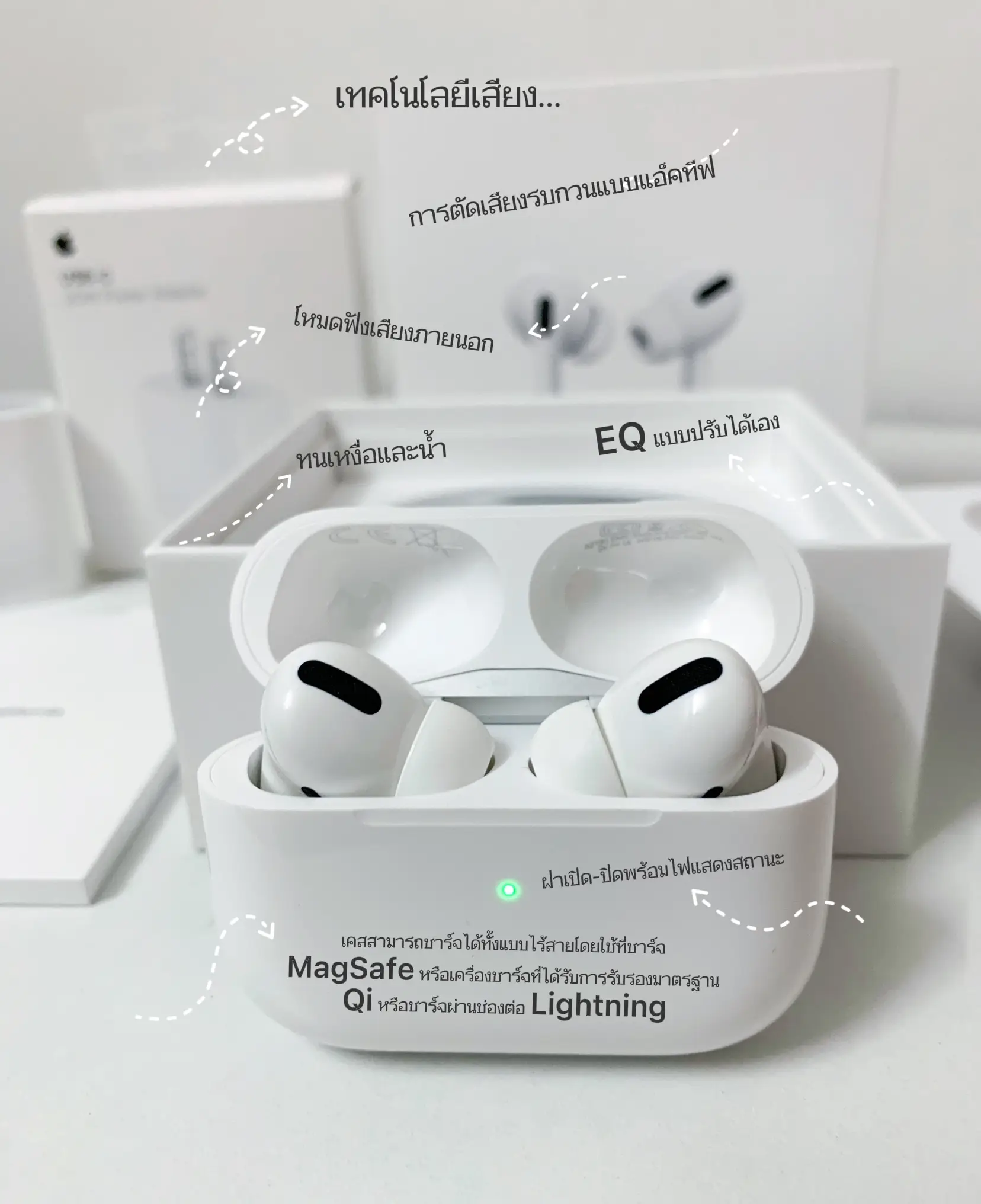 Airpod Gen 3 Magsafe แตกต่างก้บ Lightning ยังไง - การค้นหาใน Lemon8