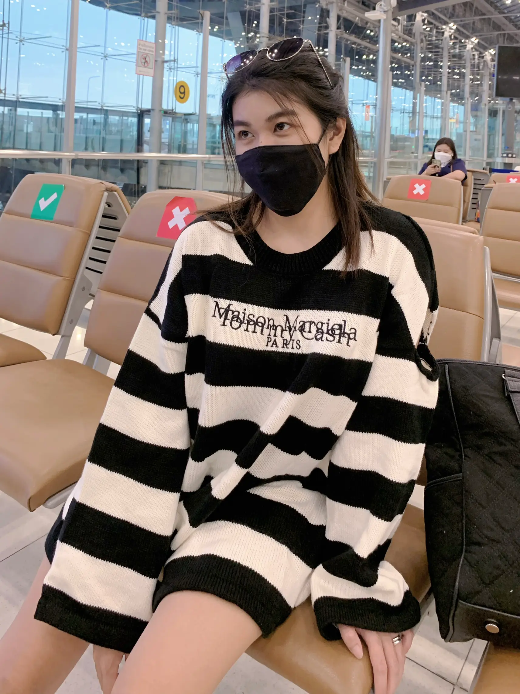 Super Swag Airport Fashion Simple 🐼 ️ Dress Up According To Chinese Net ...