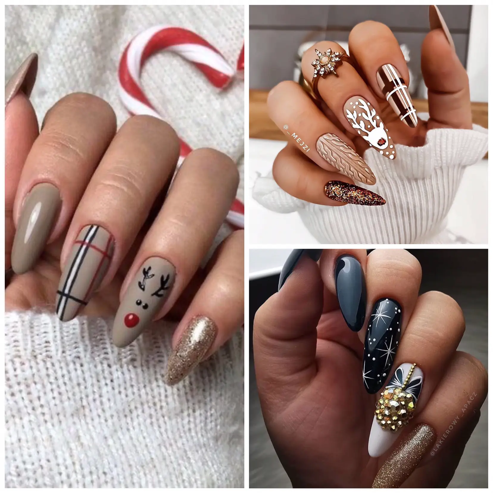 ไอเดียทำเล็บแบบสายฝอ วันคริสต์มาส⛄️ ️🎄 | แกลเลอรีที่โพสต์โดย Ning_bhpm ...