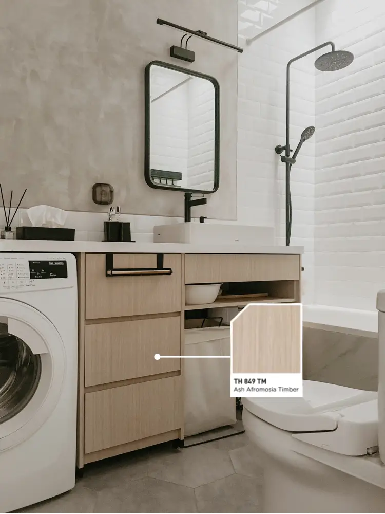 Inspirasi warna HPL tone Japandi-Industrial | Gallery posted by ...