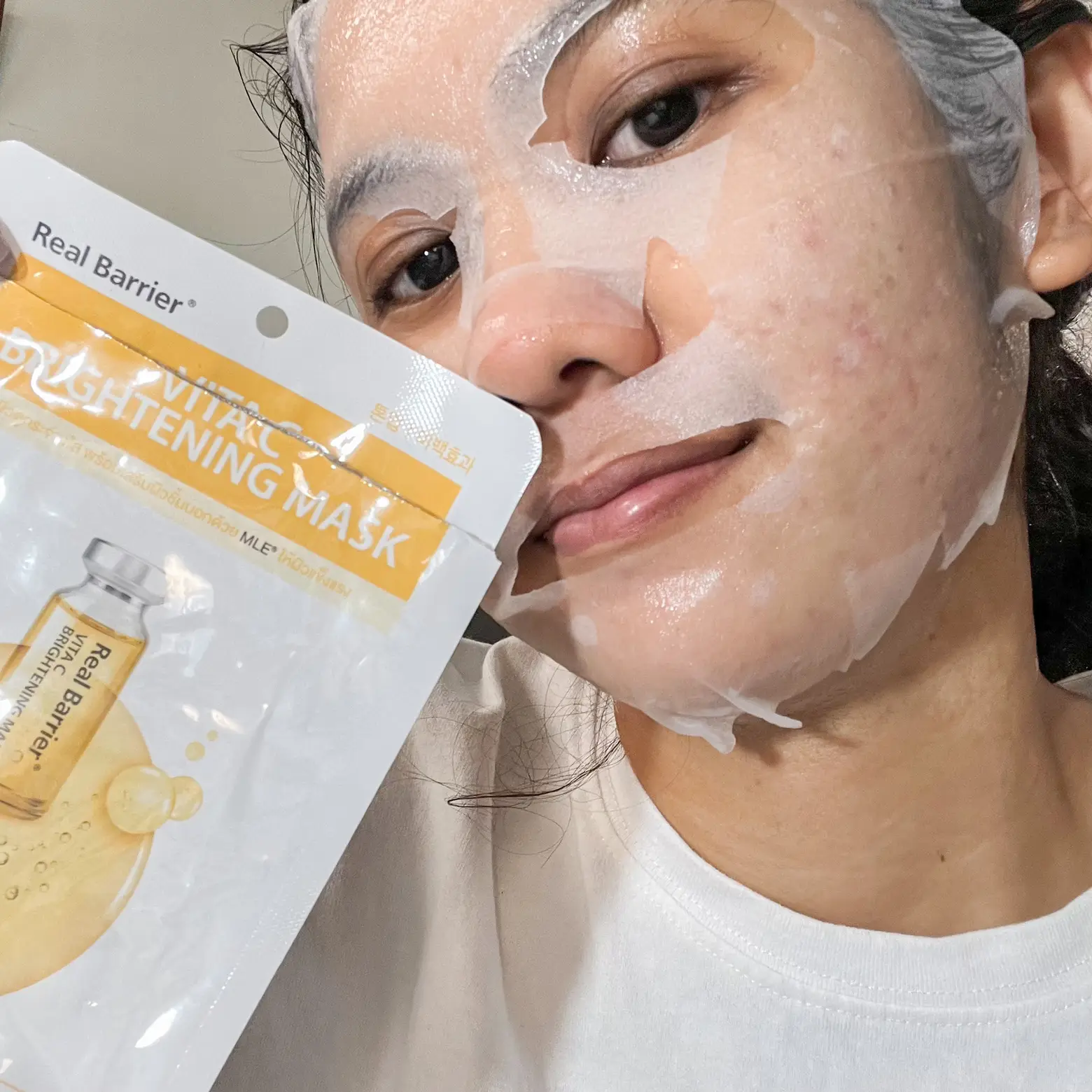 Review Real Barrier Mask Sheet ครบทั้ง 4 สูตร | แกลเลอรีที่โพสต์โดย ...