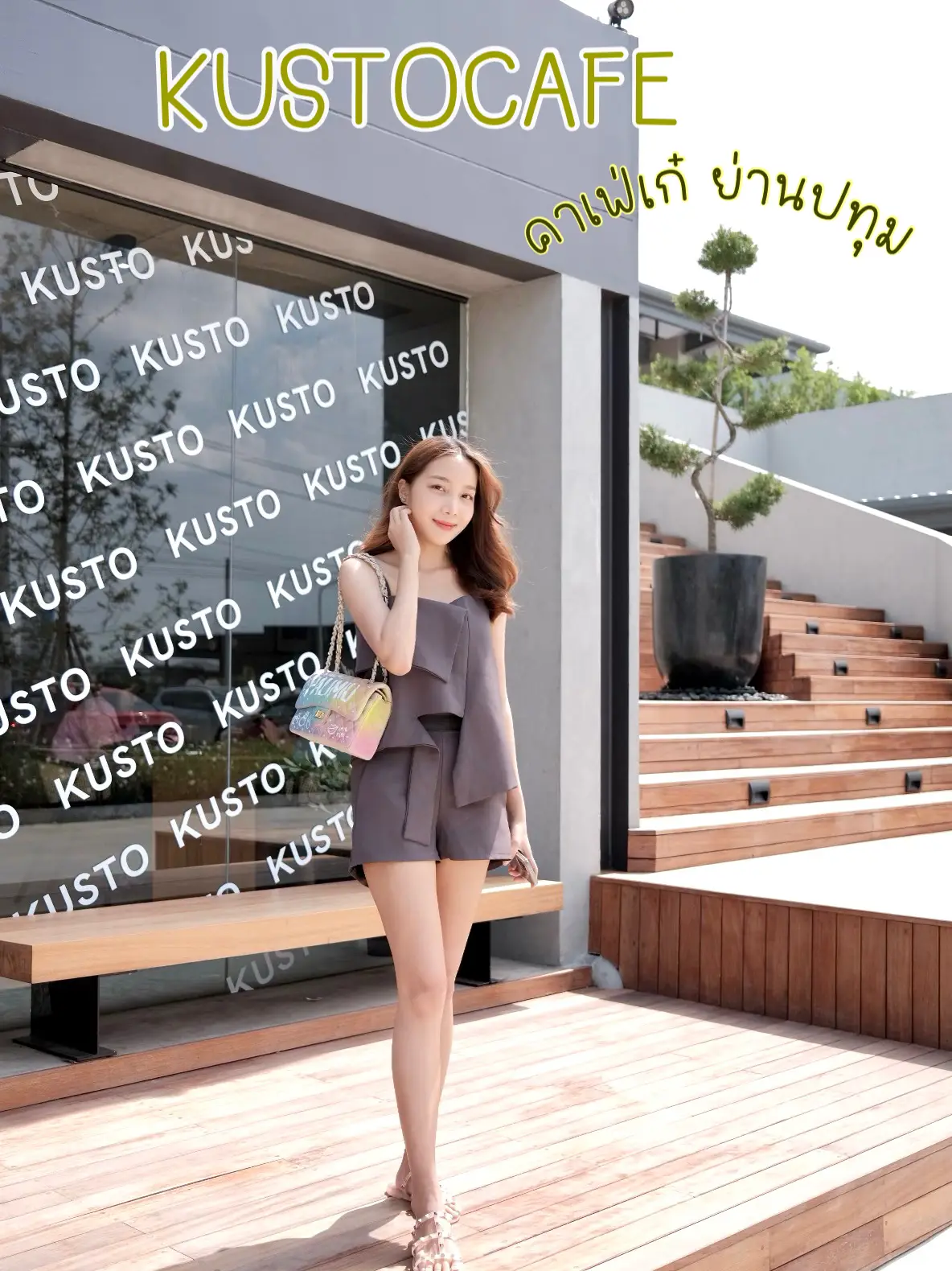 คาเฟ่เก๋ๆ สไตล์ Modern Loft ย่านปทุม🤍🖤 | แกลเลอรีที่โพสต์โดย Palika Pongpeer | Lemon8