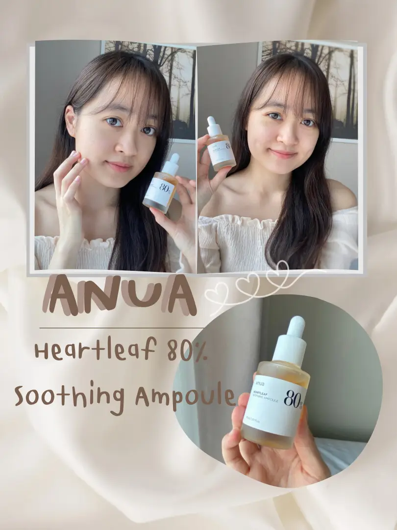 รีวิว Anua Heartleaf 80% Ampoule เข้มข้นกว่าเซรั่ม! | แกลเลอรีที่โพสต์โดย llekhoney | Lemon8