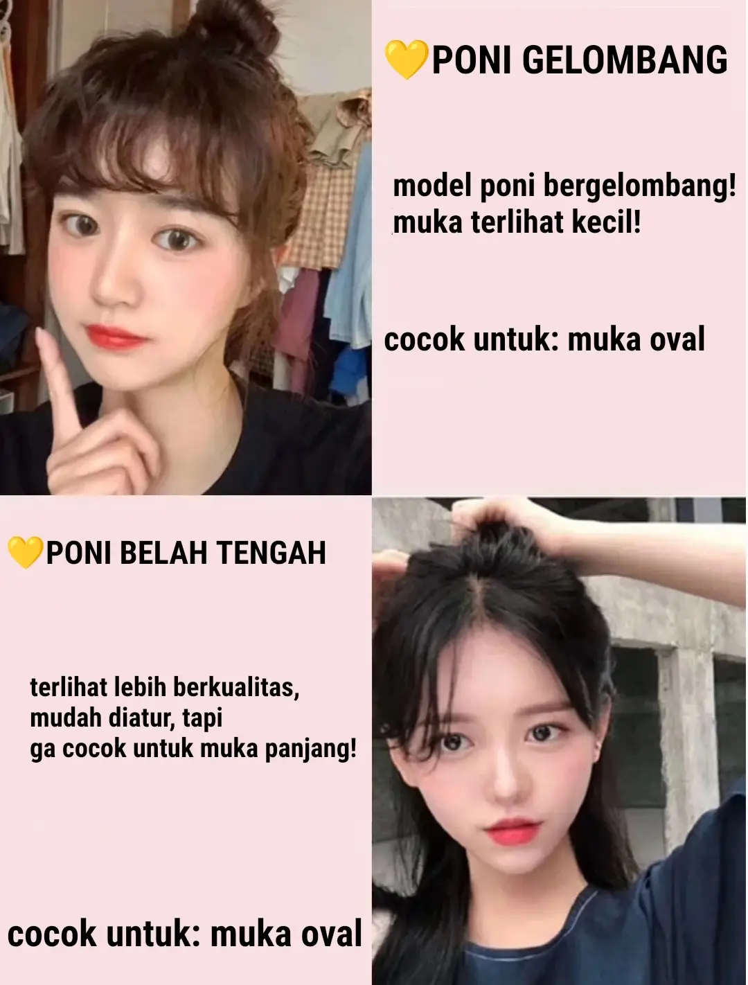 KUMPULAN MODEL PONI 💇‍♀️ | Galeri diposting oleh hairluv | Lemon8