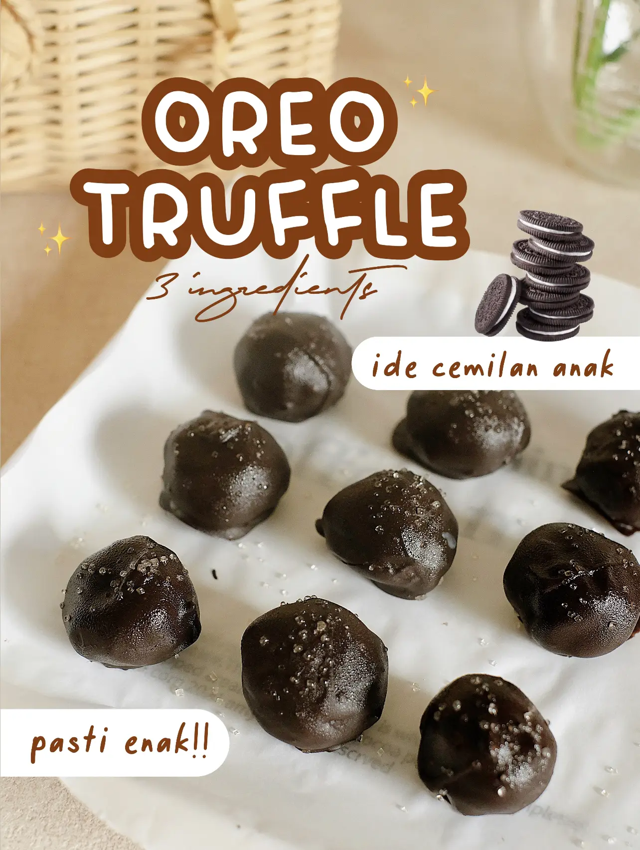 CEMILAN FAVORIT ANAK OREO TRUFFLE 😍🧆 | Galeri diposting oleh ...