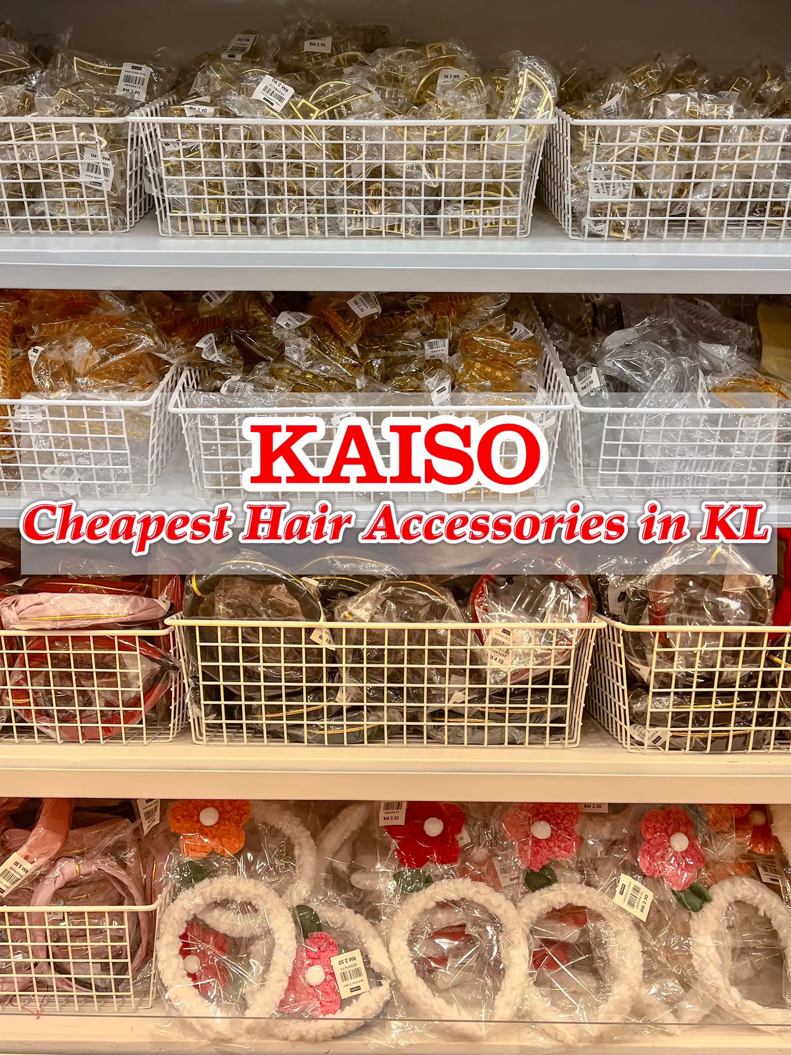 KAISON The Most Cheapest Hair Accessories in KL Galeri disiarkan oleh candice90 Lemon8