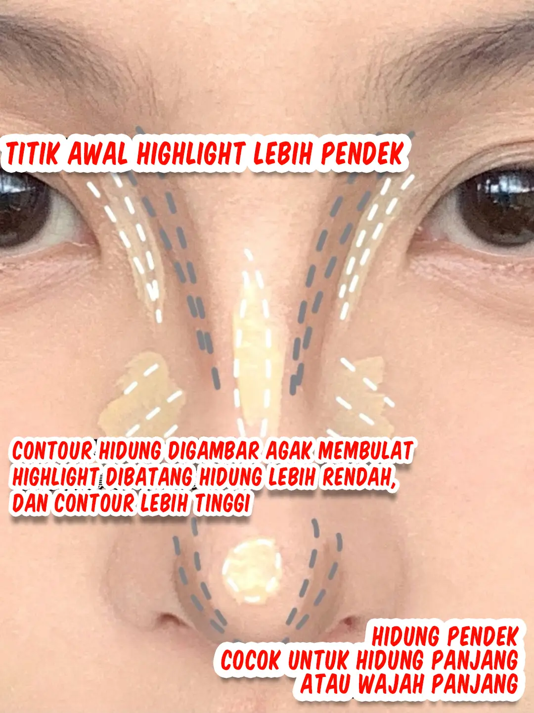 4 Tutorial Contour Hidung!👃 | Galeri diposting oleh heyymon | Lemon8