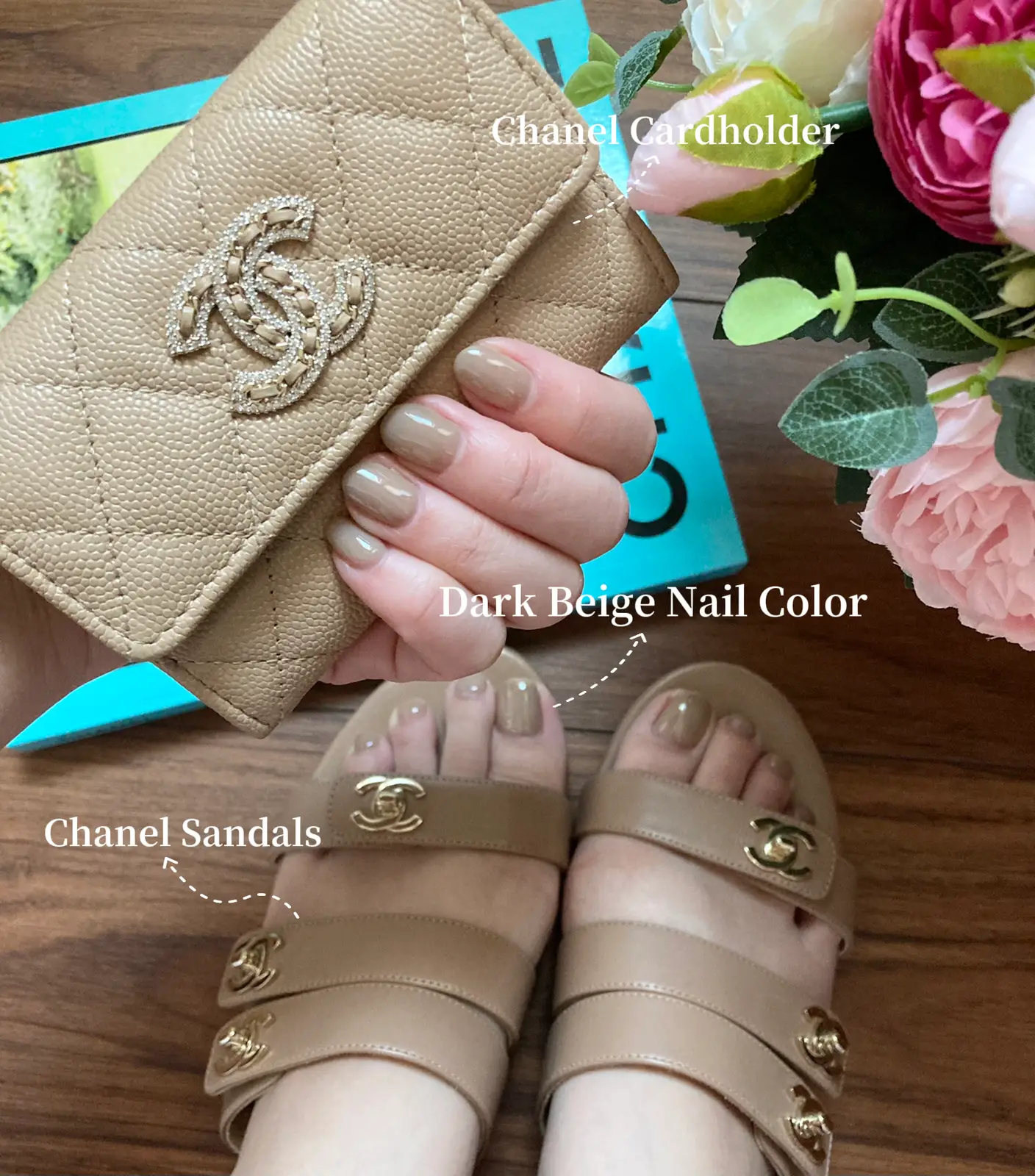 สีเล็บประจำเดือนนี้ Dark Beige 🤎 | แกลเลอรีที่โพสต์โดย emmkun | Lemon8