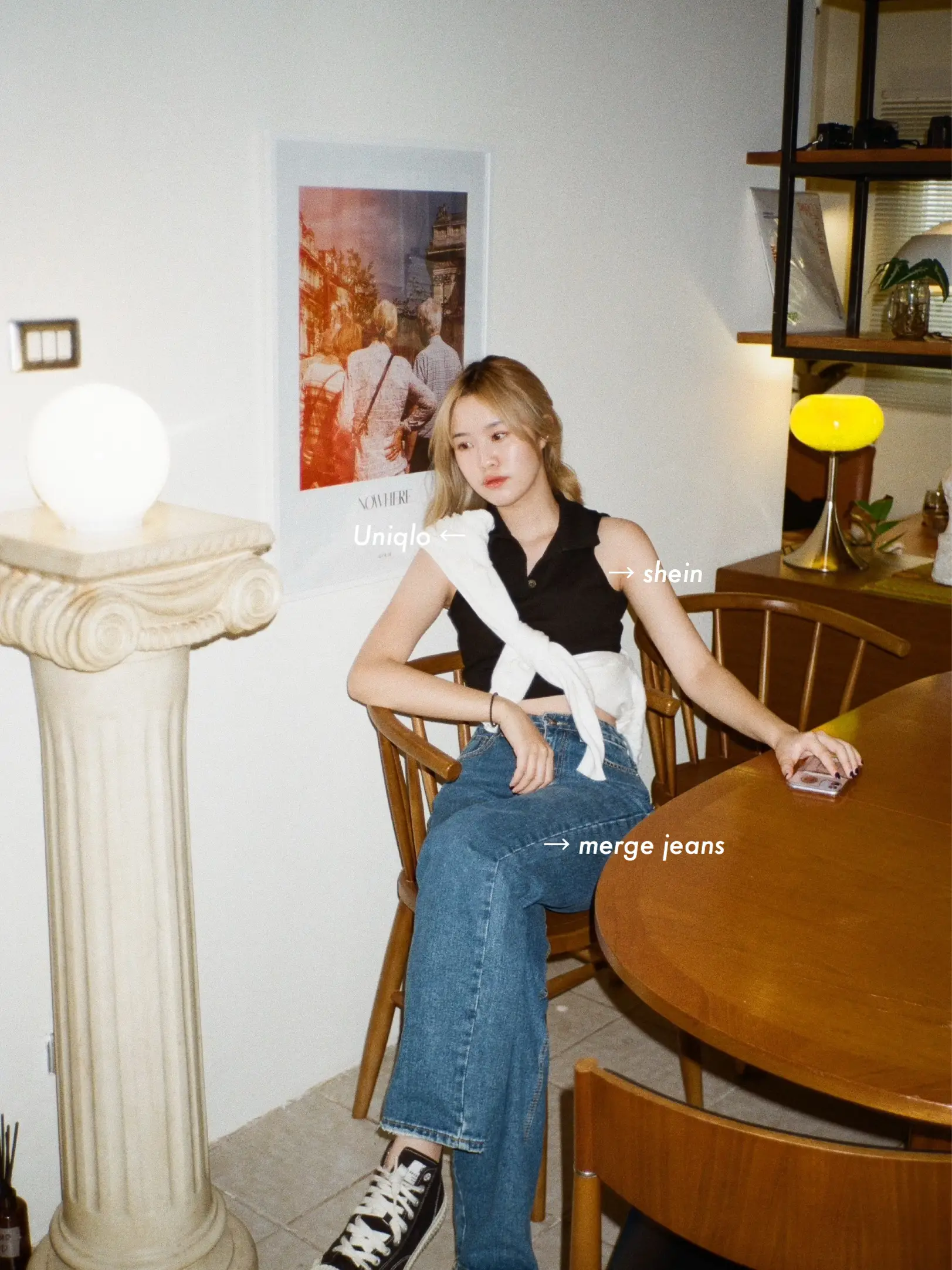 OOTD basic look ง่ายๆ ไปไหนก็รอด 🤍☕️ #แต่งตัวรอสถานที่📸 | แกลเลอรีที่โพสต์โดย Dudepop | Lemon8