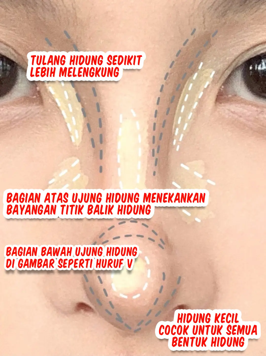 4 Tutorial Contour Hidung!👃 | Galeri diposting oleh heyymon | Lemon8