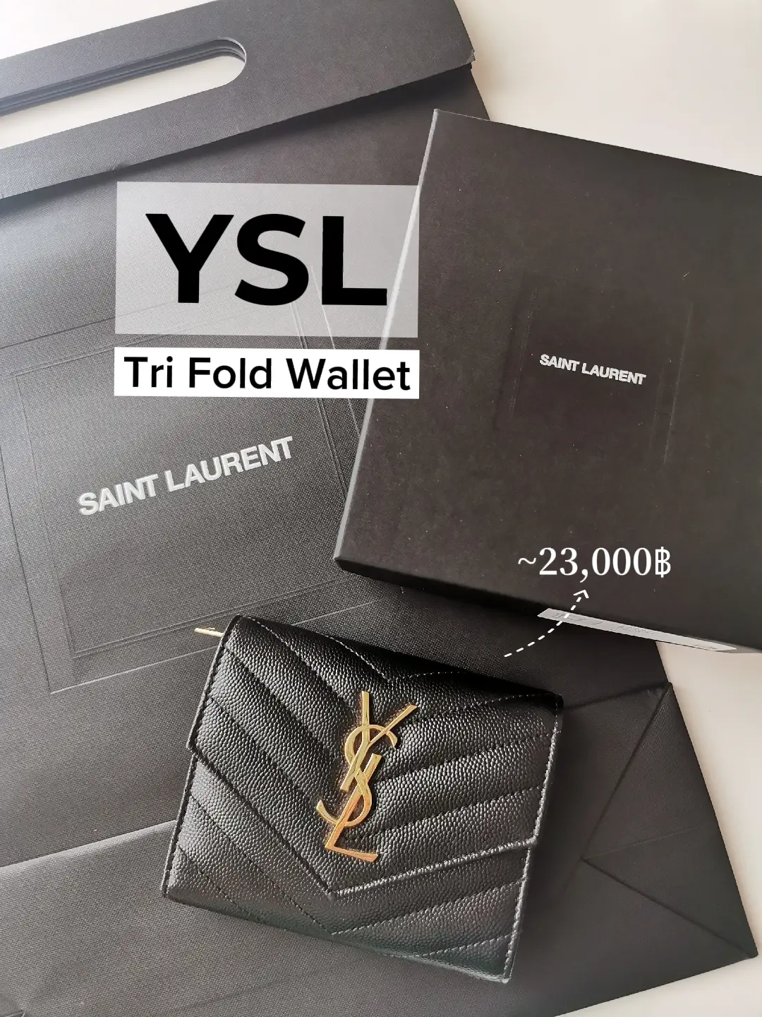 YSL SMALL ENVELOPE WALLET | แกลเลอรีที่โพสต์โดย jeen | Lemon8