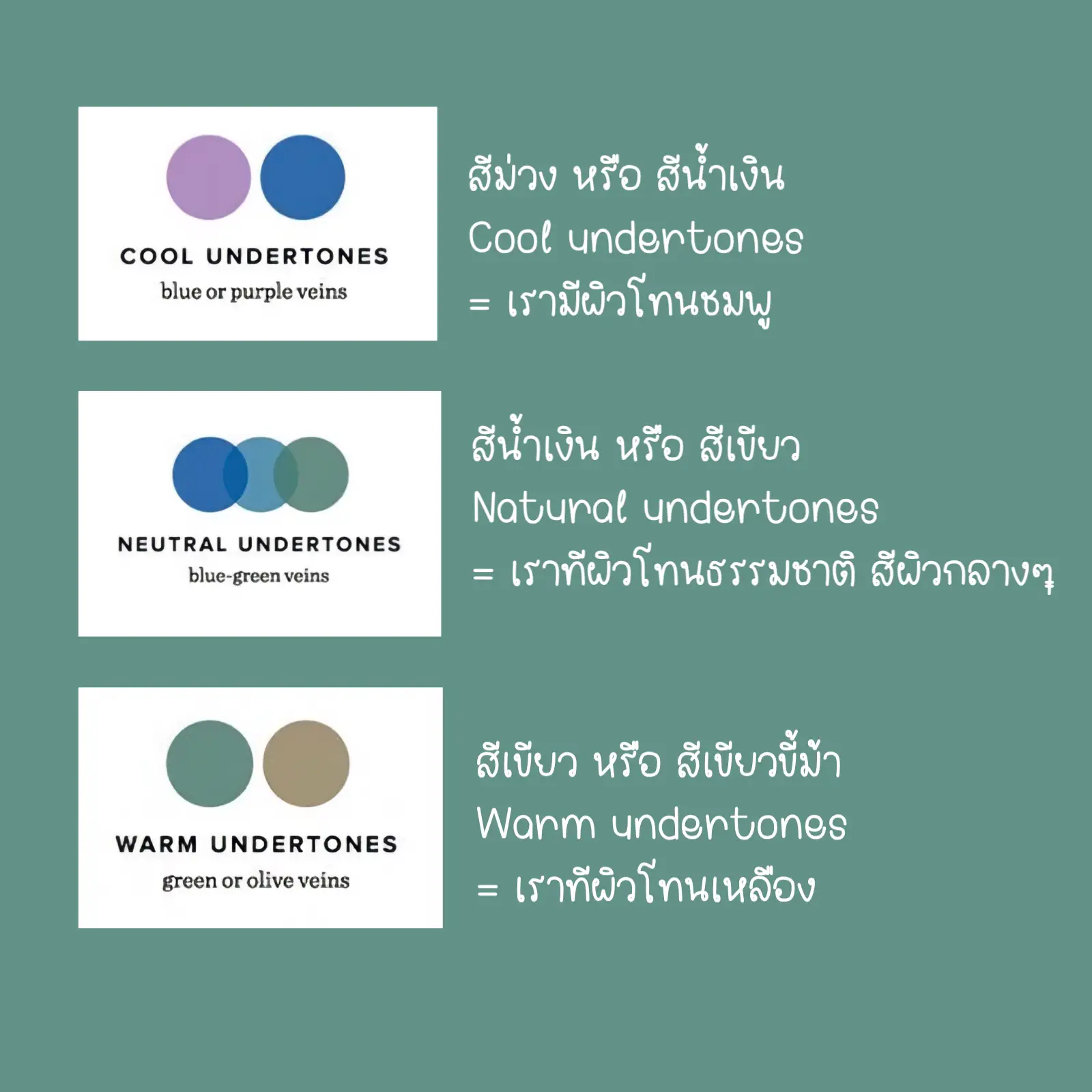 หน้าหมองไม่รู้ตัว! ควรแต่งหน้า Warm tone หรือ Cool tone ดี? | แกลเลอรี ...