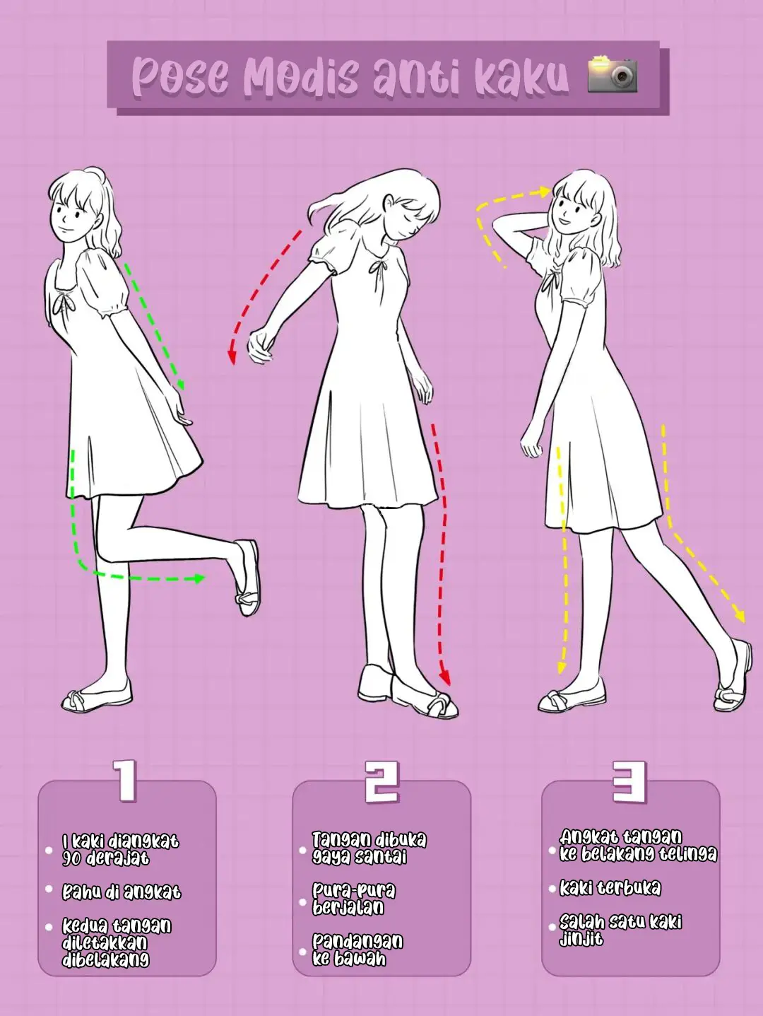 🌟16 pose foto agar terlihat tinggi dan kurus! | Galeri diposting oleh ...