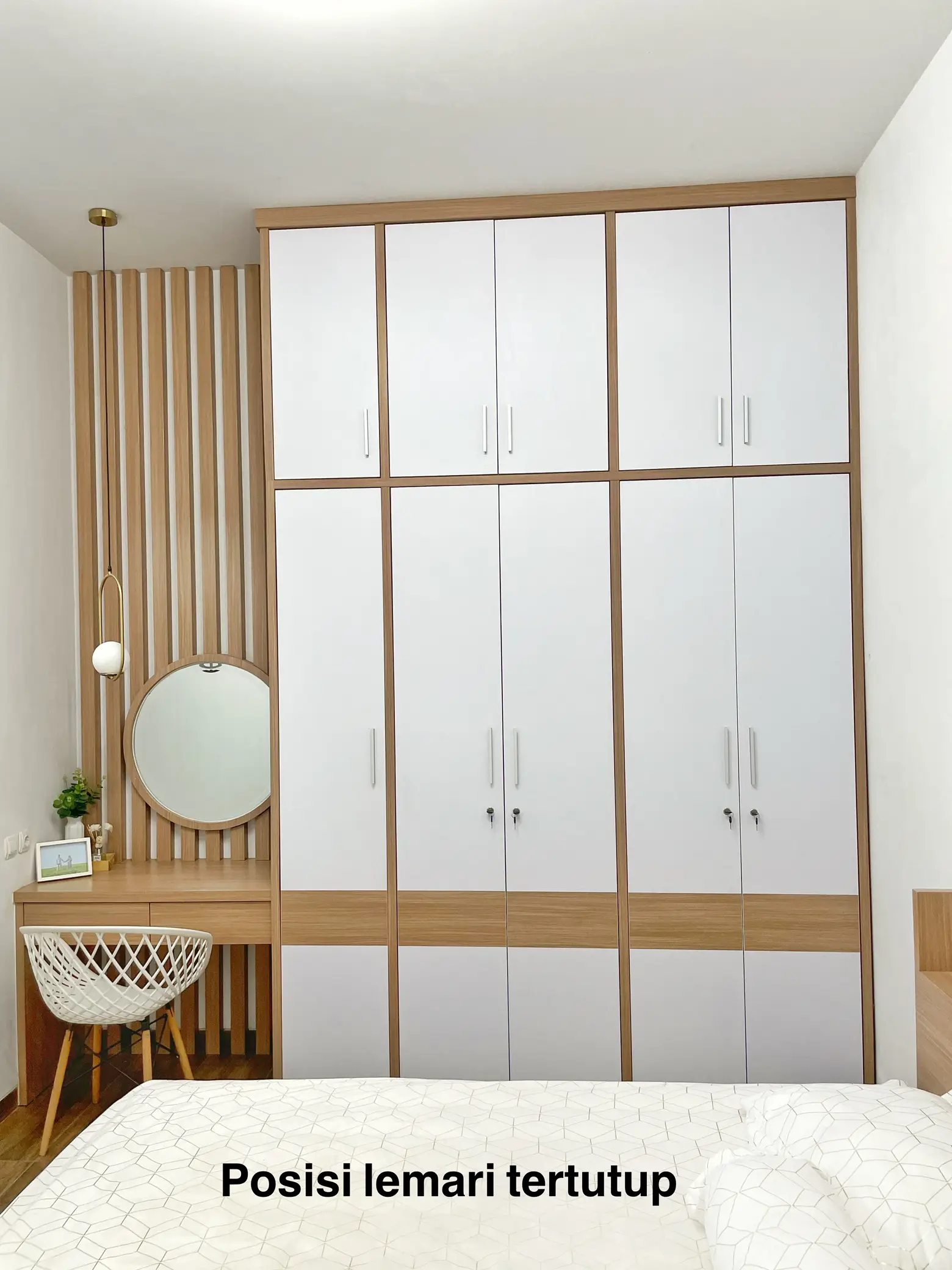 Memaksimalkan Space Kamar Tidur dgn Lemari Tanam | Galeri diposting oleh rumah.mnt | Lemon8
