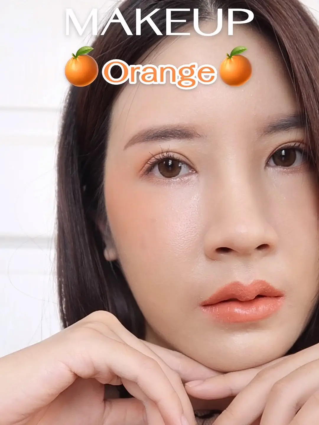 Makeup Orange 🍊 | วิดีโอที่เผยแพร่โดย sherrystory | Lemon8