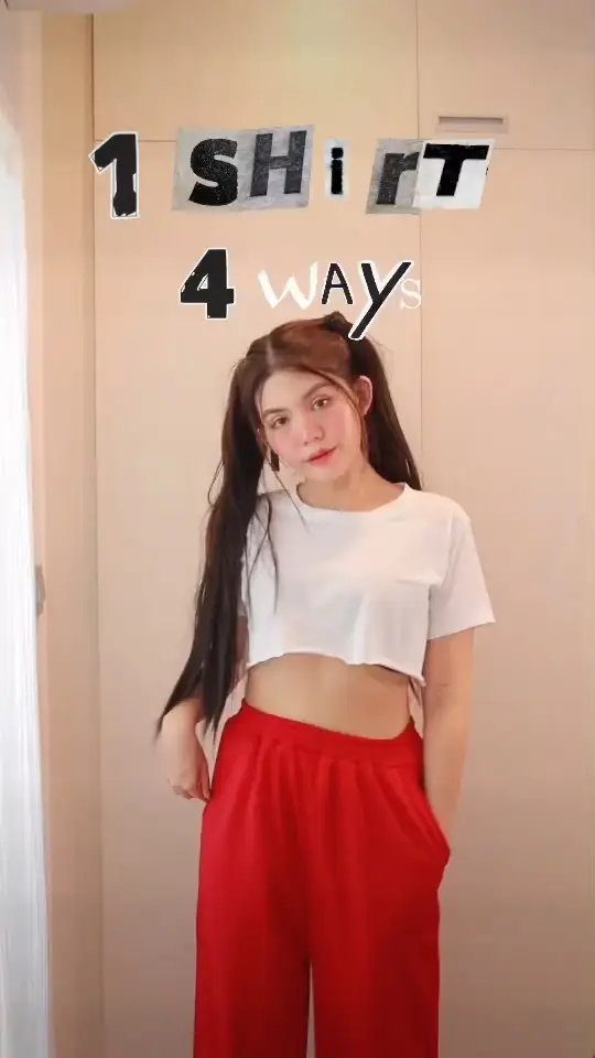 แชร์ไอเดียแต่งตัว 4 ลุคด้วยเสื้อยืดตัวเดียว 〰️ | วิดีโอที่เผยแพร่โดย fifa | Lemon8