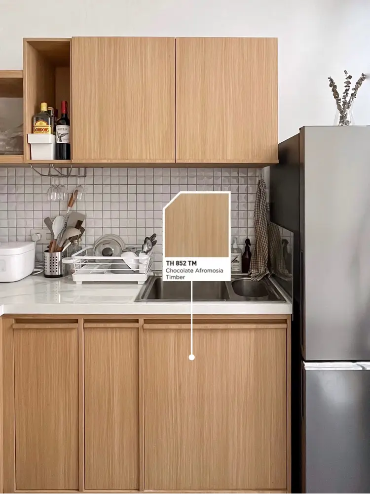 Inspirasi warna HPL tone Japandi-Industrial | Gallery posted by NatsukashiiHome | Lemon8