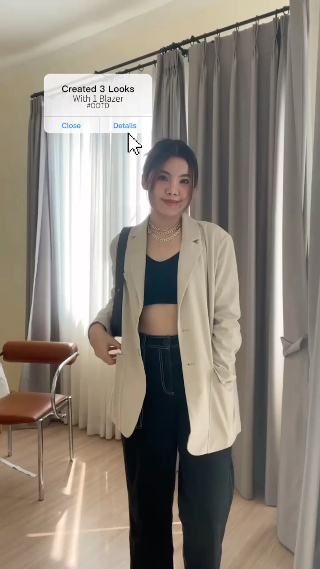 Created 3 Looks with 1 Blazer | วิดีโอที่เผยแพร่โดย ꔛChada | Lemon8