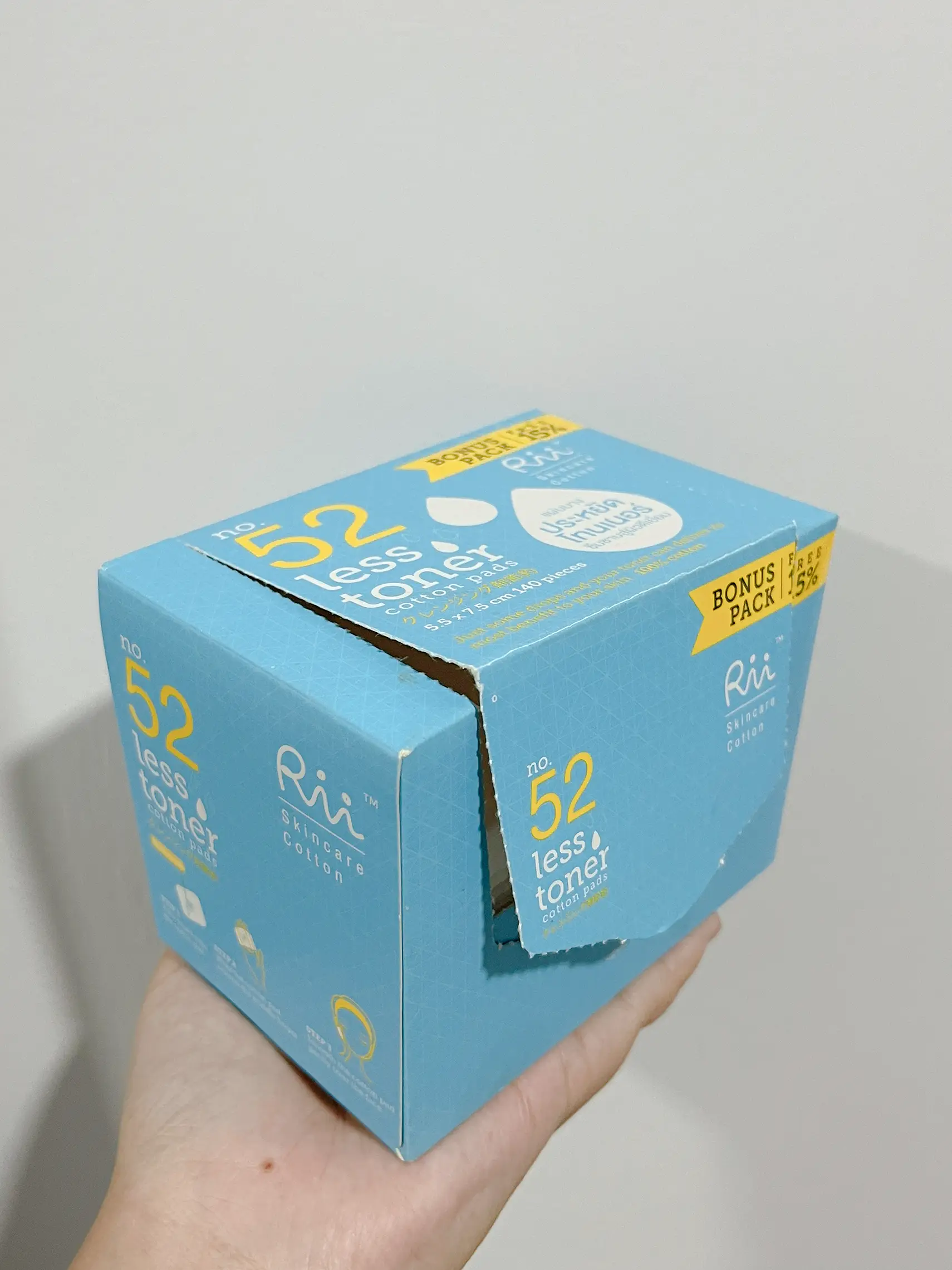 Rii less toner | สำลีแผ่นประหยัดโทนเนอร์ | ราคาหลักสิบ | แกลเลอรีที่โพสต์โดย mmadmees | Lemon8