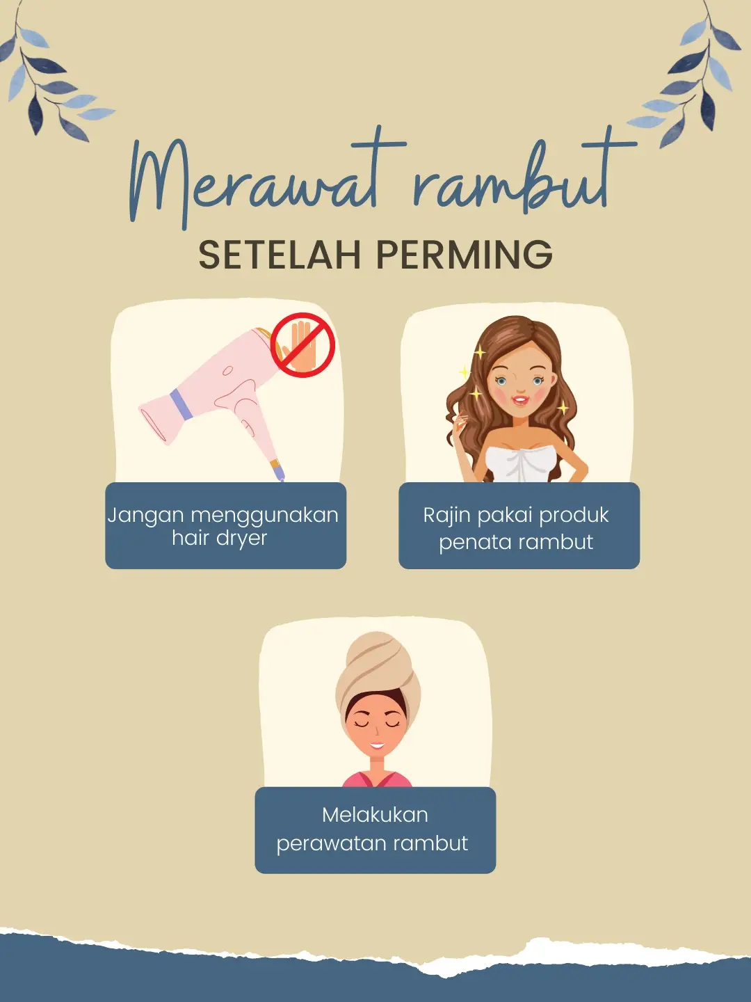 7 Tips merawat rambut setelah perm-ing 💆‍♀️ | Galeri diposting oleh ...