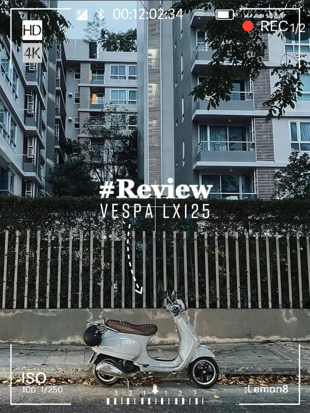 รีวิวเวสป้า Lx125 - การค้นหาใน Lemon8