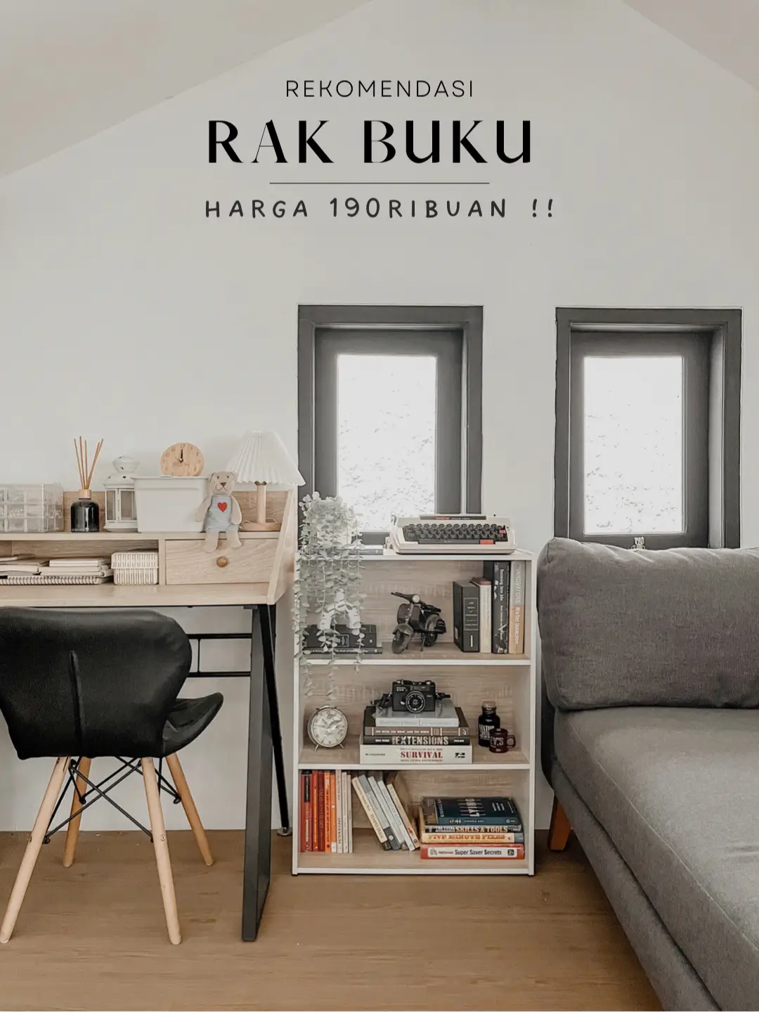 Rekomendasi Rak Buku Estetik dan Affordable💕 | Video diterbitkan oleh NatsukashiiHome | Lemon8