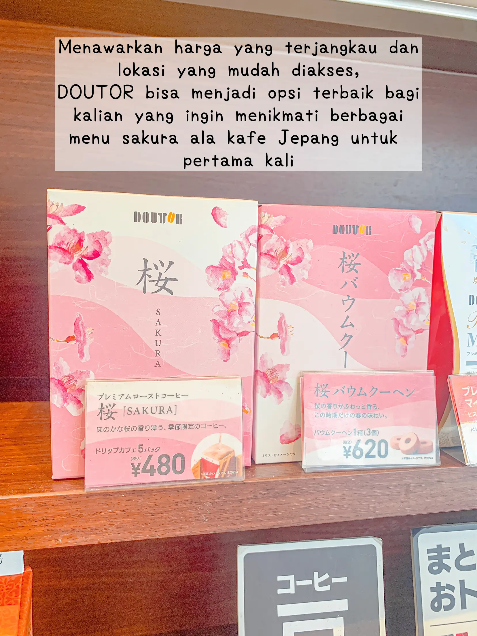 Menu Serba Bunga Sakura di Doutor Coffee Jepang 🌸 | Galeri diposting ...