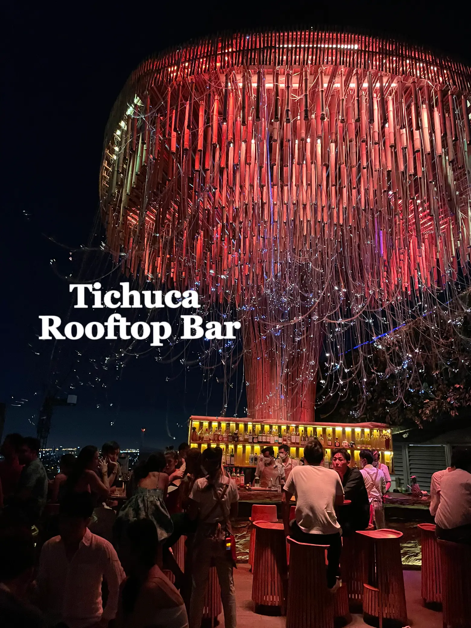 รีวิว Tichuca Rooftop Bar🍸💥 | แกลเลอรีที่โพสต์โดย w.waa | Lemon8