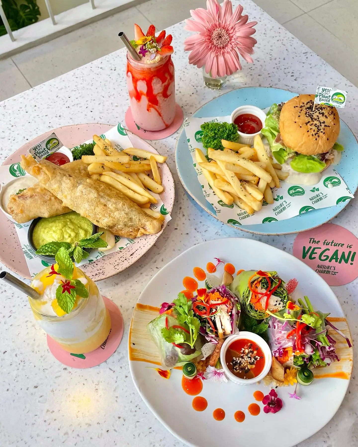 Nature’s Charm Cafe ร้านวีแกนน่าร้าก | แกลเลอรีที่โพสต์โดย opal658 | Lemon8