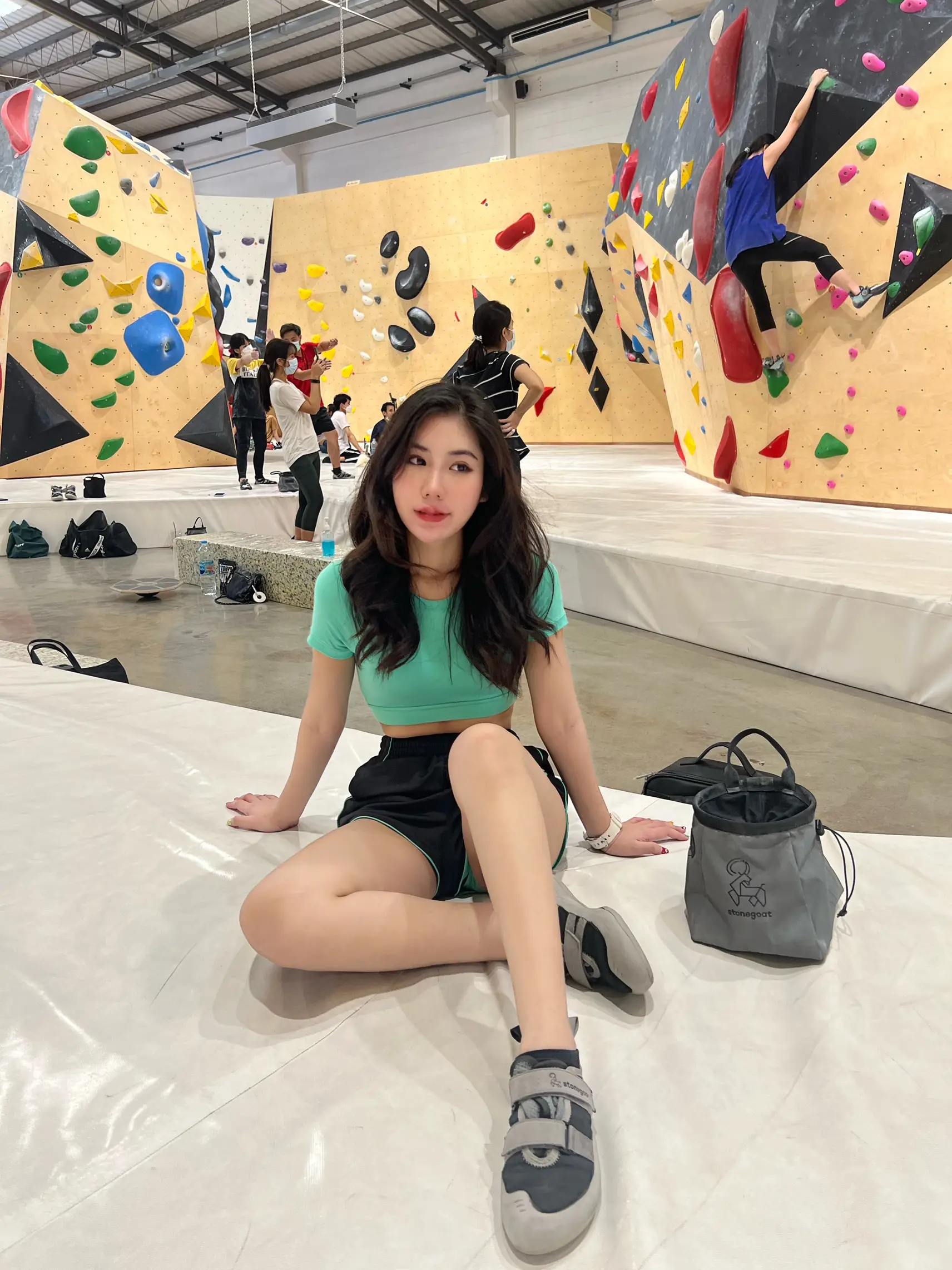 เรียนปีนเขาครั้งแรก! ️‍🔥 | แกลเลอรีที่โพสต์โดย cherlin.er | Lemon8