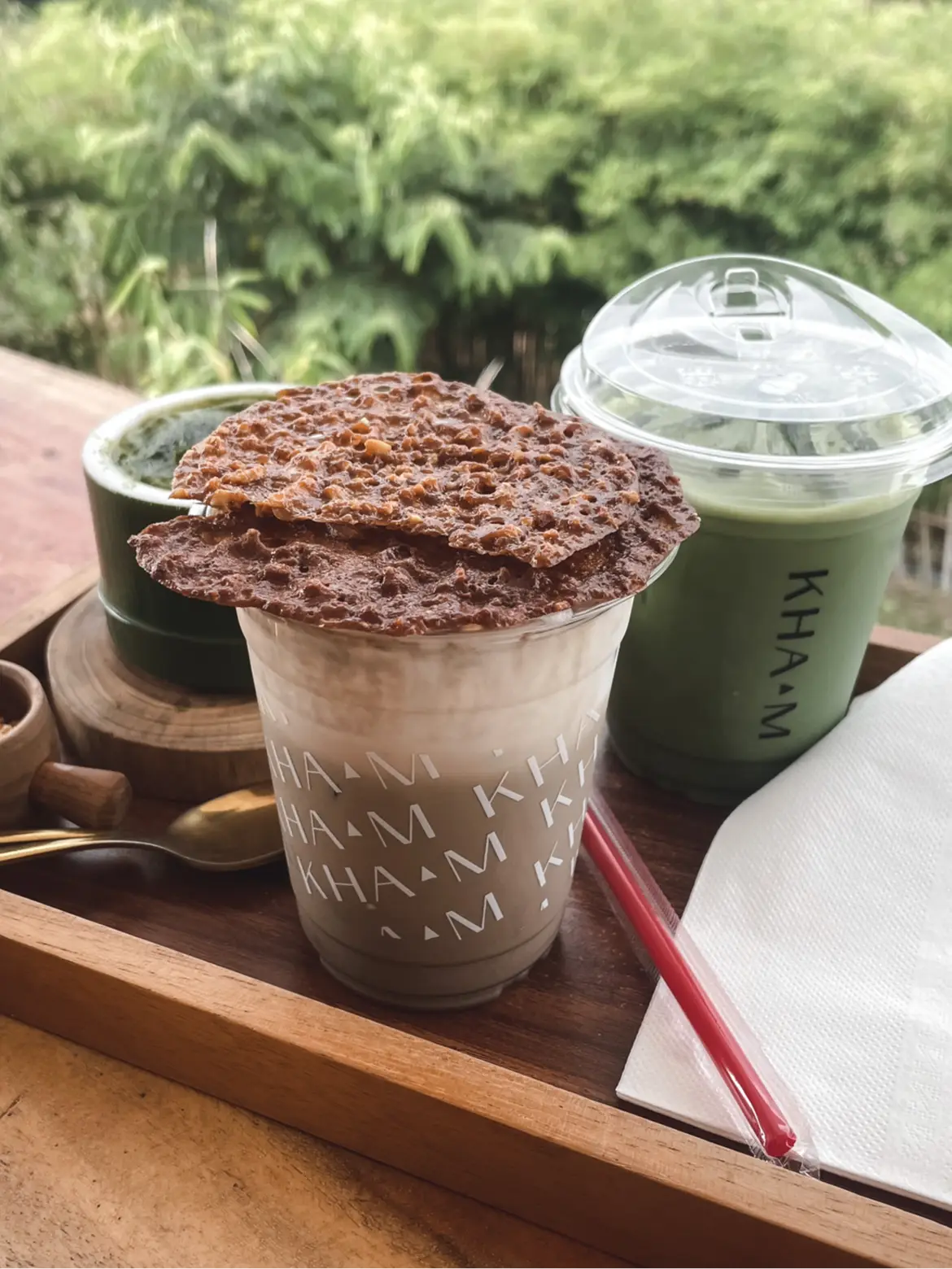 KHAAM คาเฟ่ชาเขียว เหมือนยกญี่ปุ่นมาไว้เขาใหญ่! | แกลเลอรีที่โพสต์โดย Mildmalaii | Lemon8