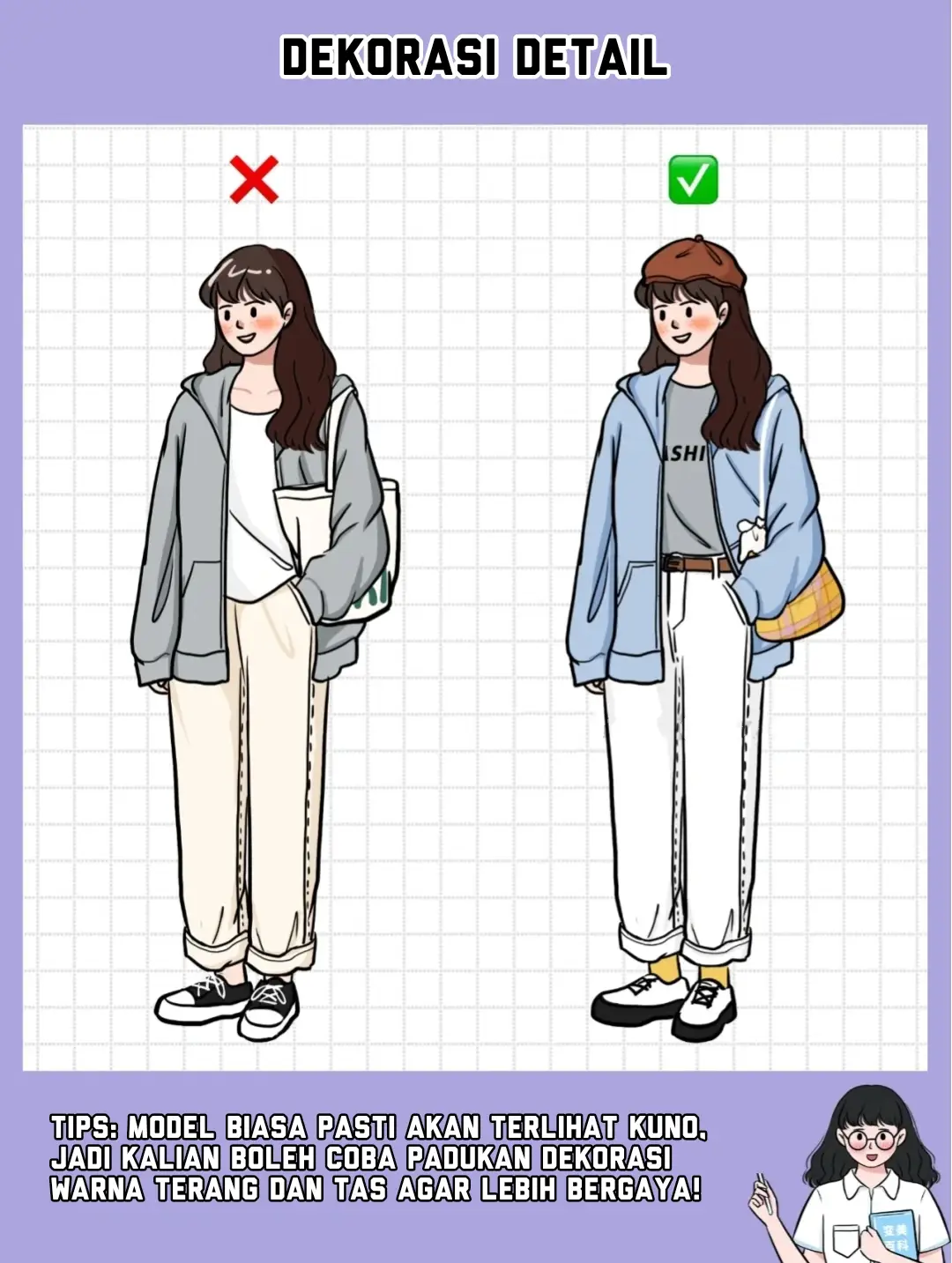 8 cara berpakaian yang membuatmu terlihat tidak biasa | Galeri ...