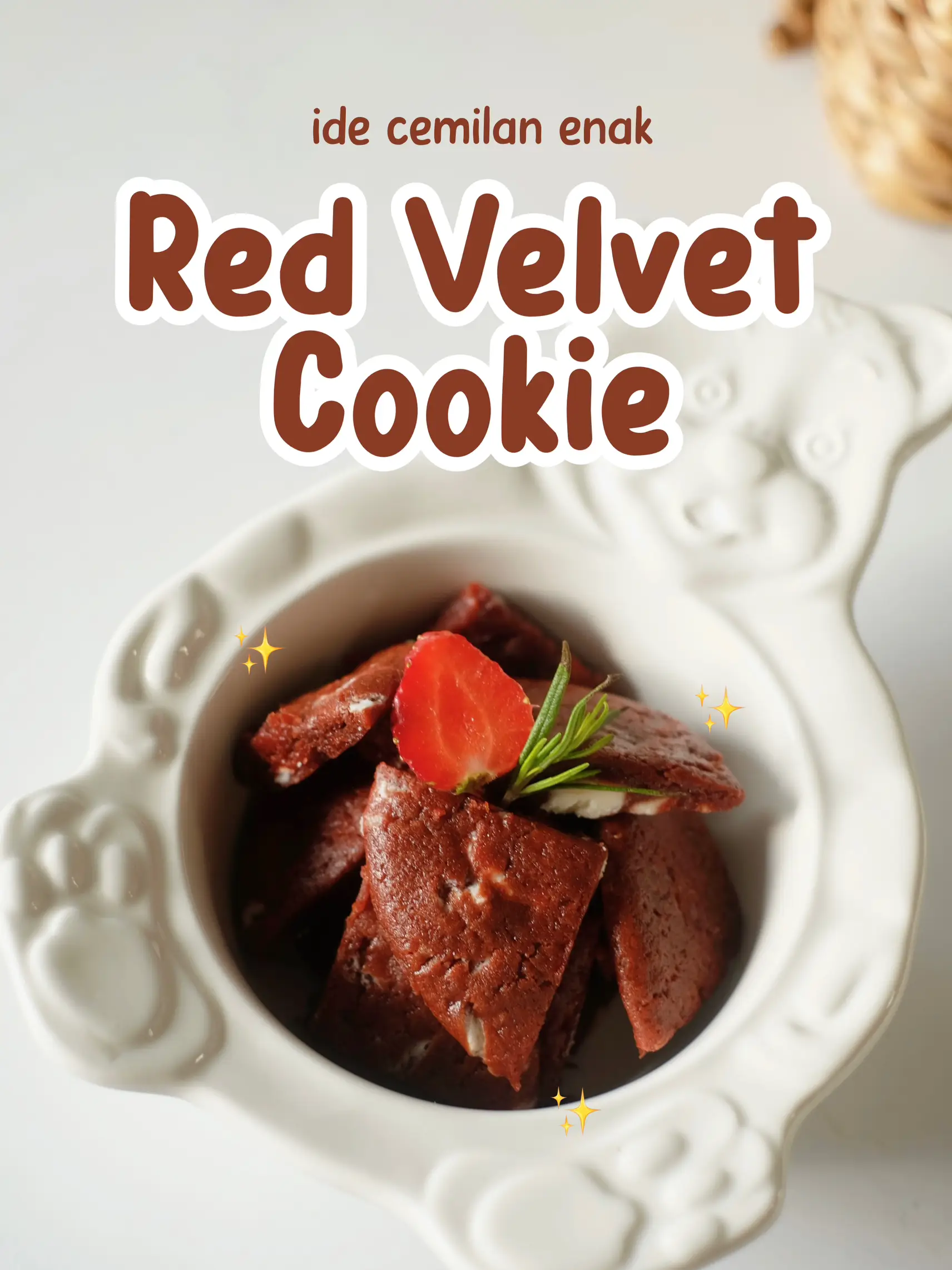 RED VELVET COOKIES CHEWY & YUMMY PAKE 1 TELUR 😍 | Galeri diposting oleh ...