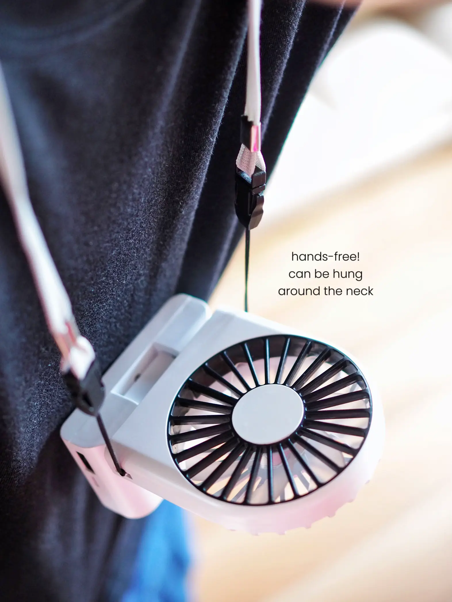 Cool down with this hands-free portable fan 🌬️ | แกลเลอรีที่โพสต์โดย G & H •ᴗ• | Lemon8