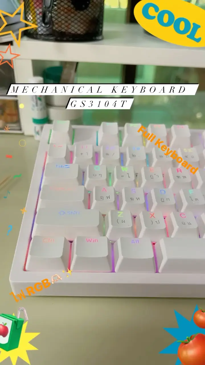 📠 Mechanical Keyboard Cleansed Soft Sound | Video published by twrtb | Lemon8