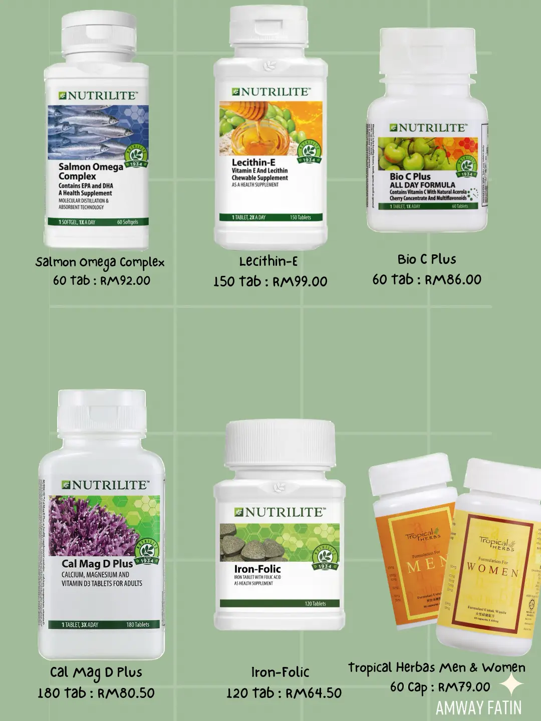 6 Top Seller Supplements Bawah RM100 ️ | Galeri disiarkan oleh 𝓕𝓪𝓽𝓲𝓷 ...