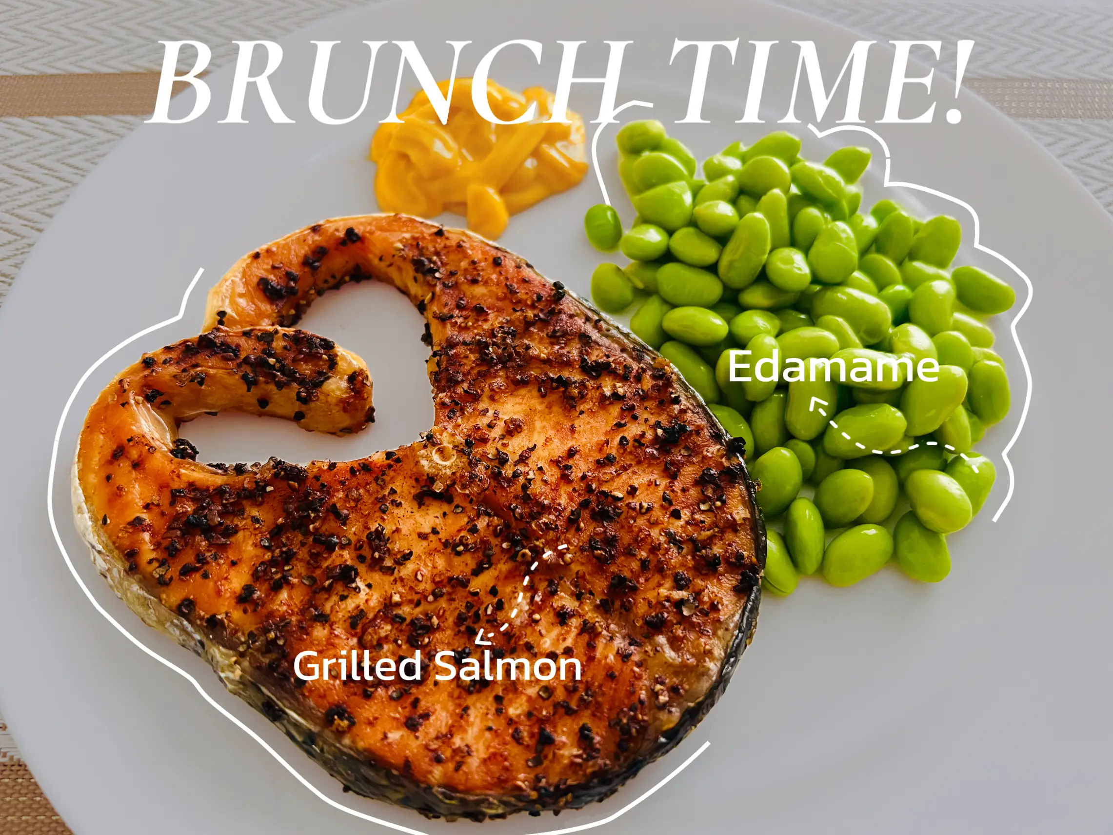 Lazy Sunday-Post workout (Grilled Salmon+Edamame) | แกลเลอรีที่โพสต์โดย ...