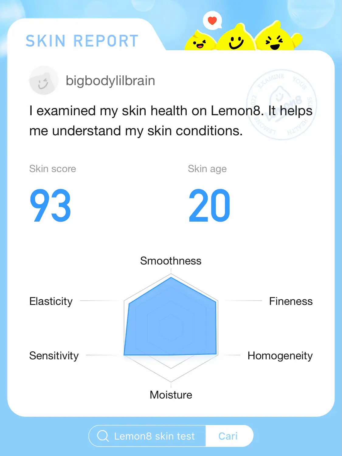 My Skin Report | Galeri diposting oleh celly | Lemon8
