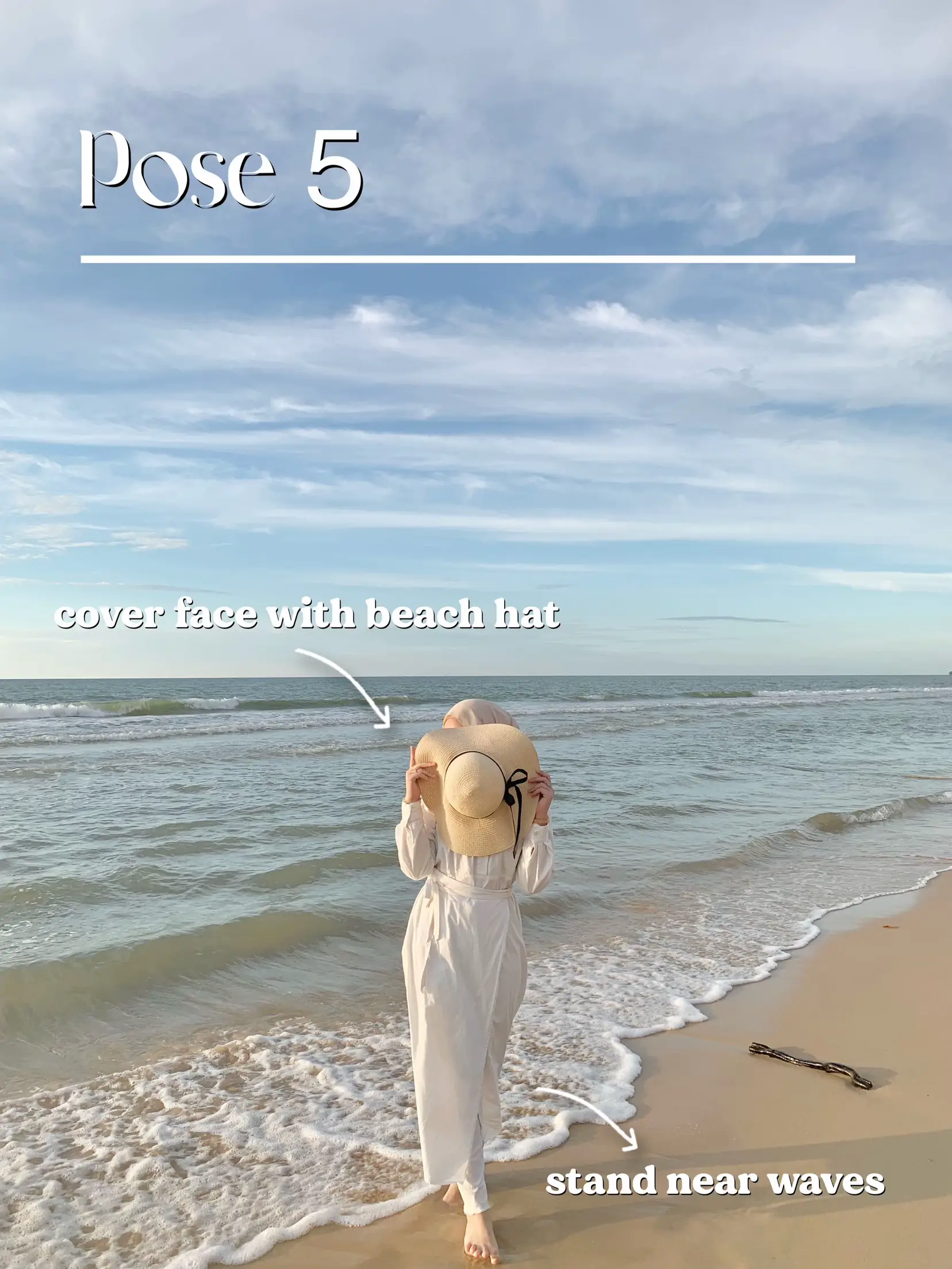 Beach Pose Ideas Edit - Carian Lemon8