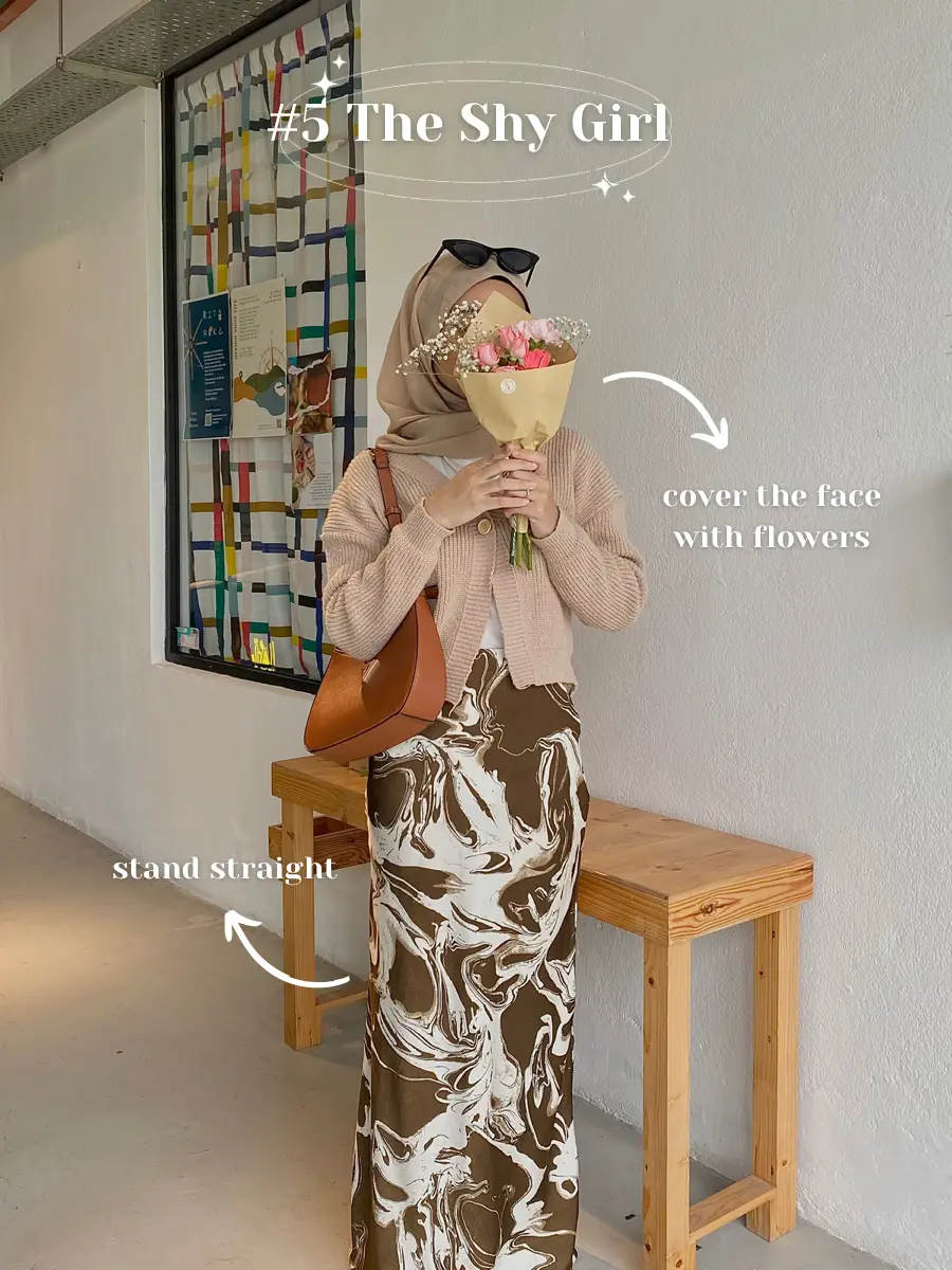 How to Pose with Flower Bouquet | Galeri disiarkan oleh 𝐀𝐭𝐡𝐢𝐫𝐚𝐡 𝐙. | Lemon8