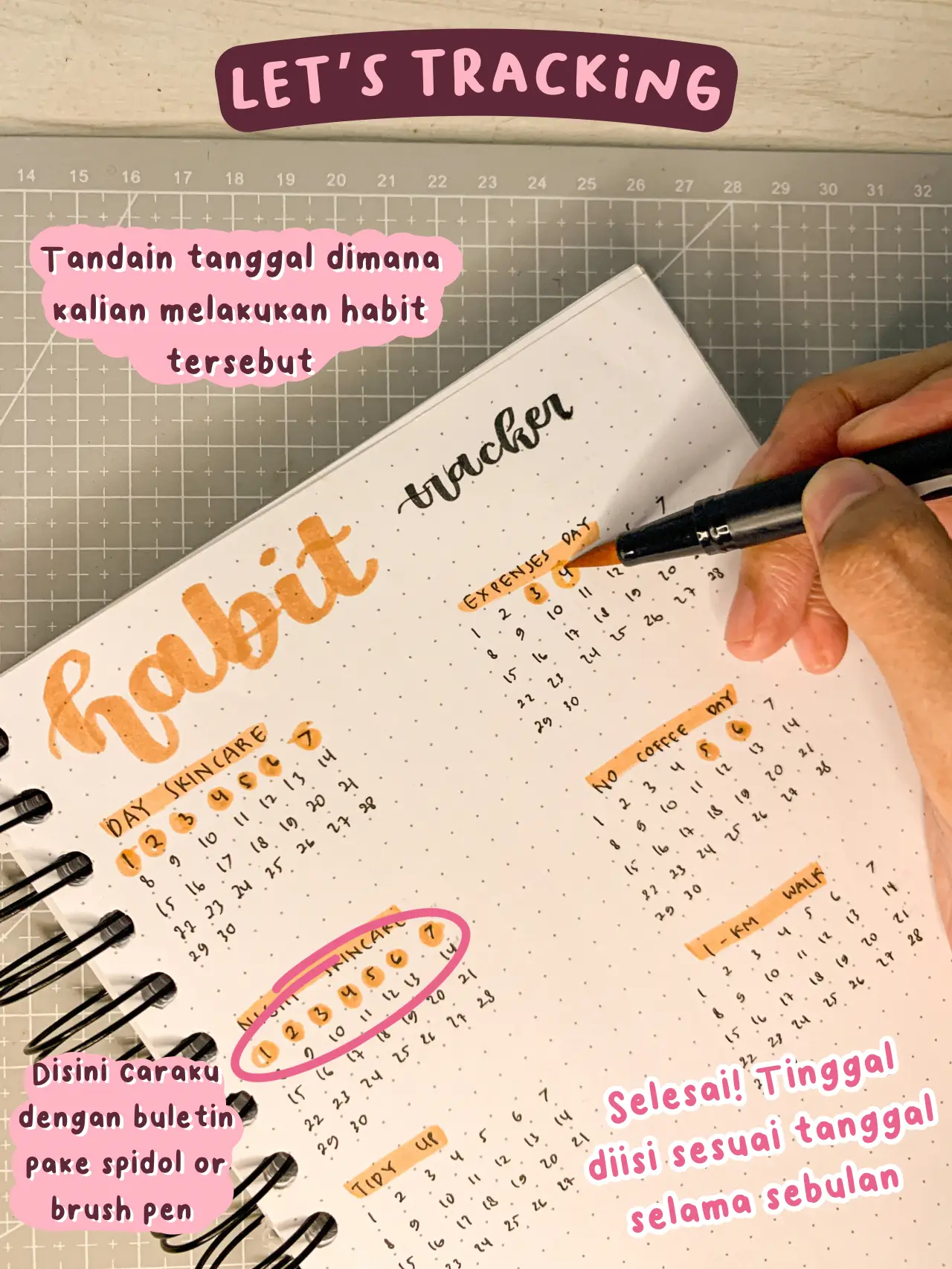 JOURNALING WITH ME: HOW TO MAKE HABIT TRACKER | Gallery posted by ...