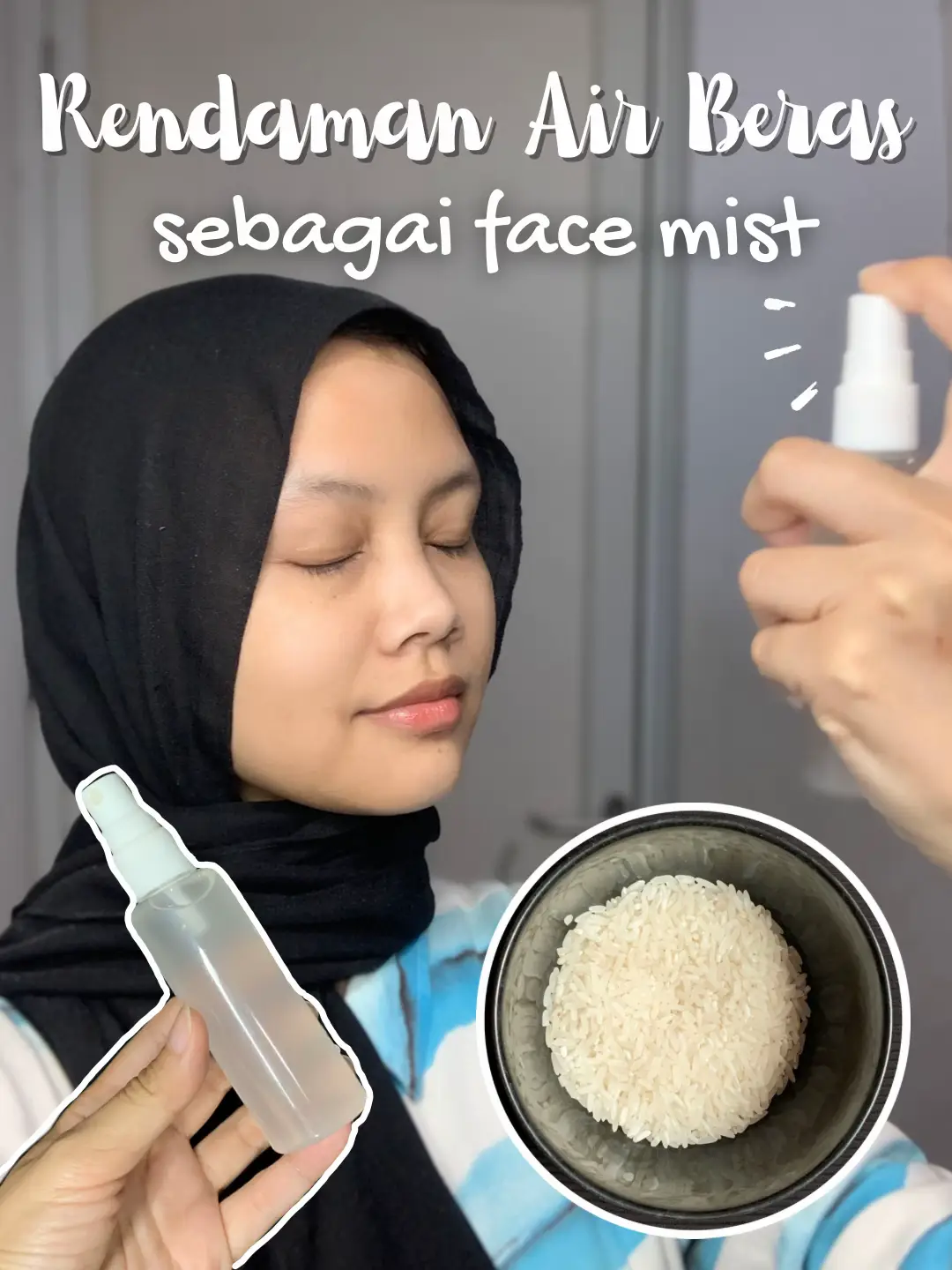 Rendaman Air Beras Sebagai Face Mist‼️👌🏻 | Galeri diposting oleh Rahma ...